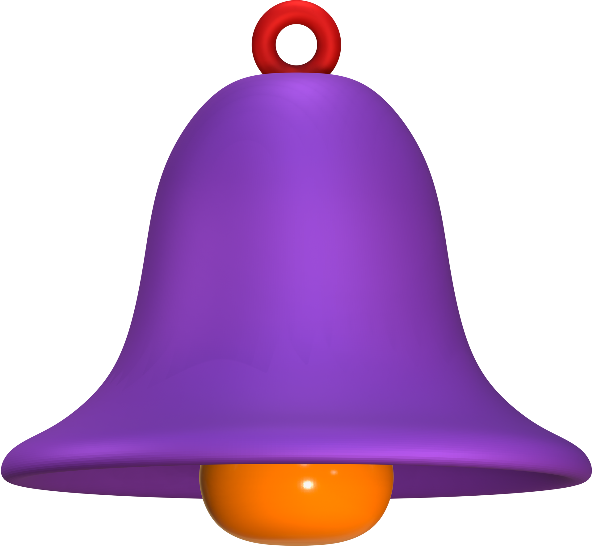 Bell 3D icon. 14577502 PNG