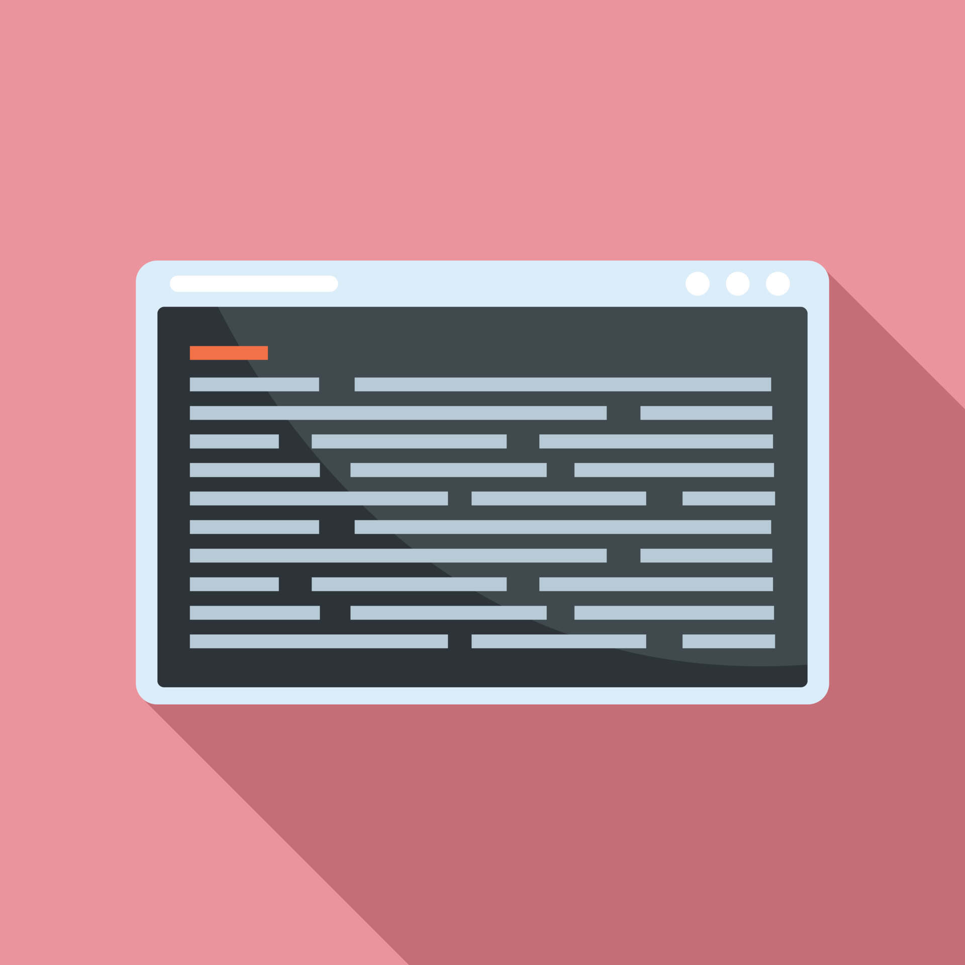 Web page testing software icon, flat style 14577612 Vector Art at Vecteezy