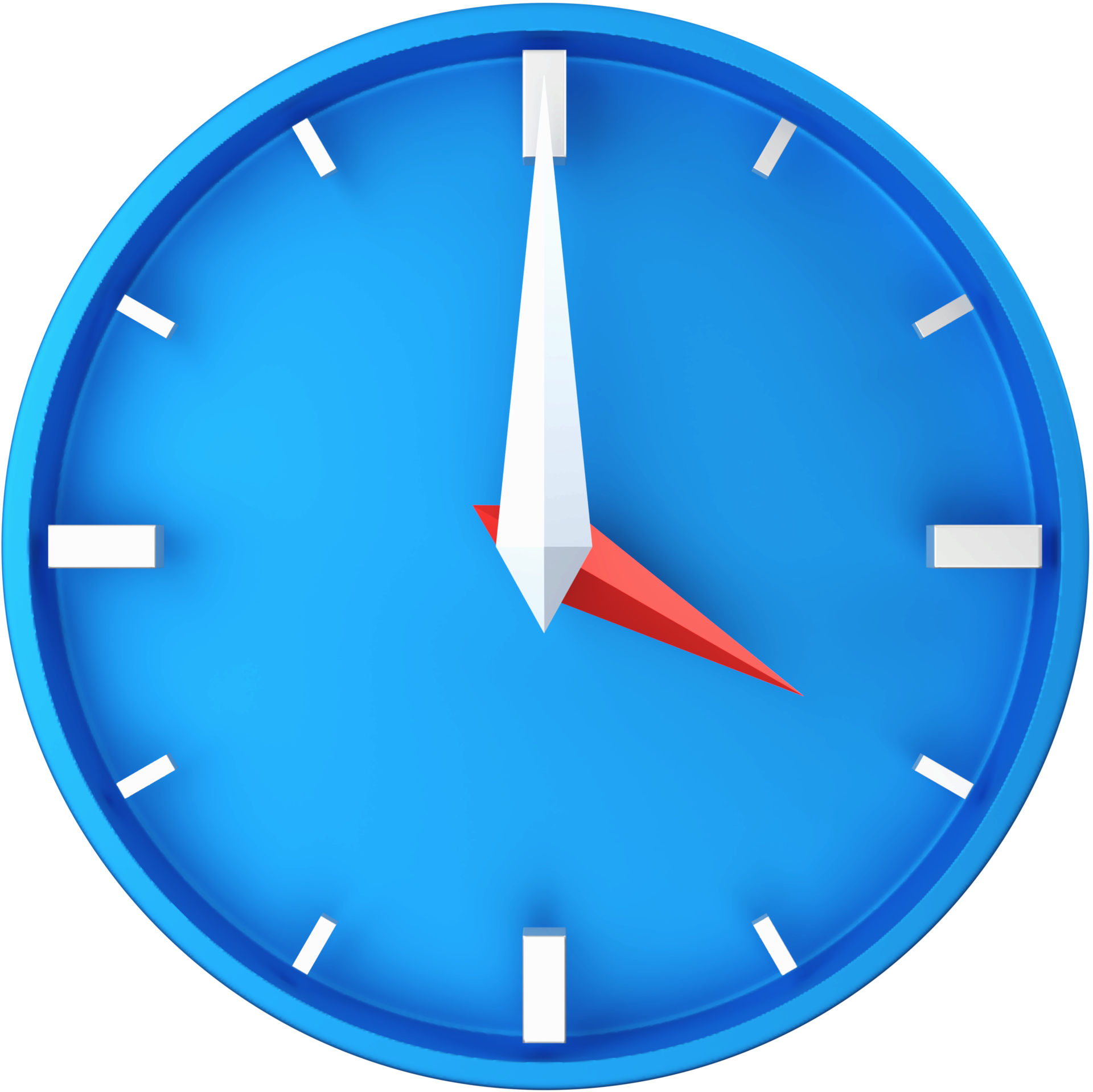 Relógio 3d PNGs para download gratuito