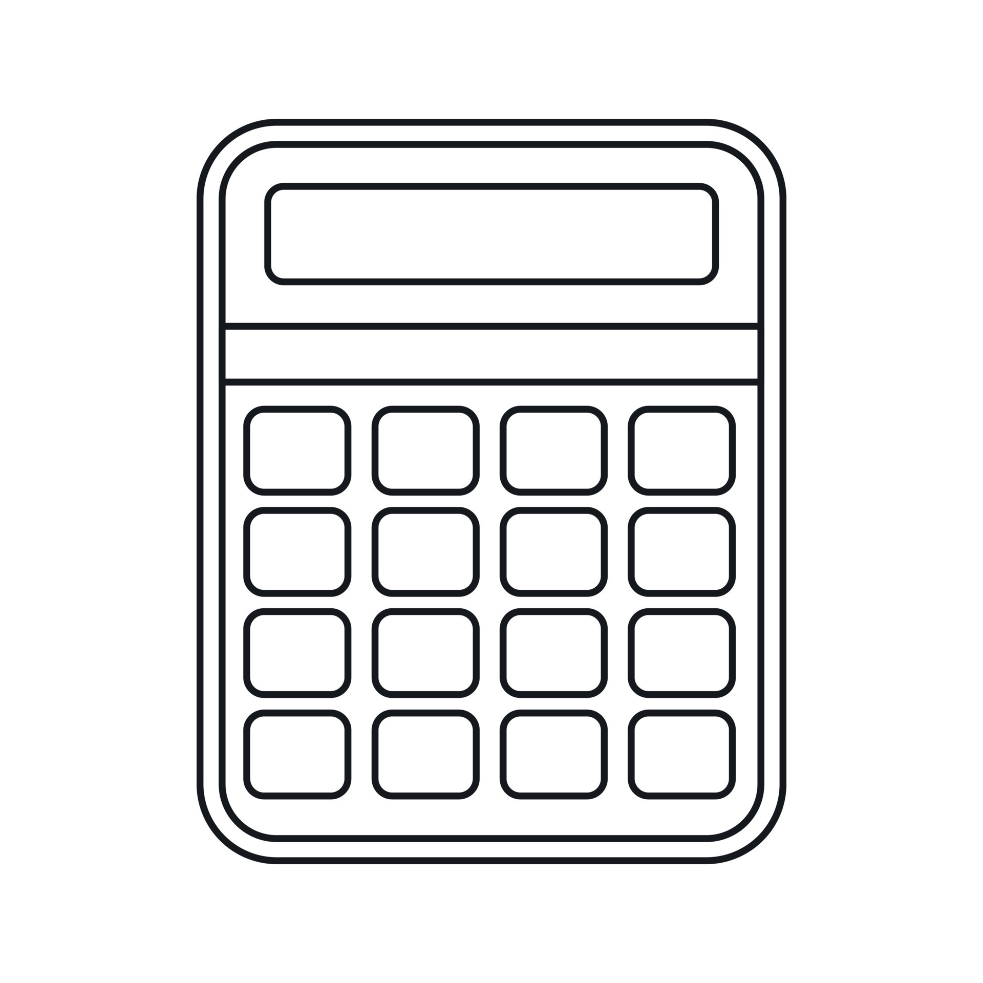 Calculator icon, outline style 14578192 Vector Art at Vecteezy Calculator icon, outline style 14578192 Vector Art at Vecteezy
