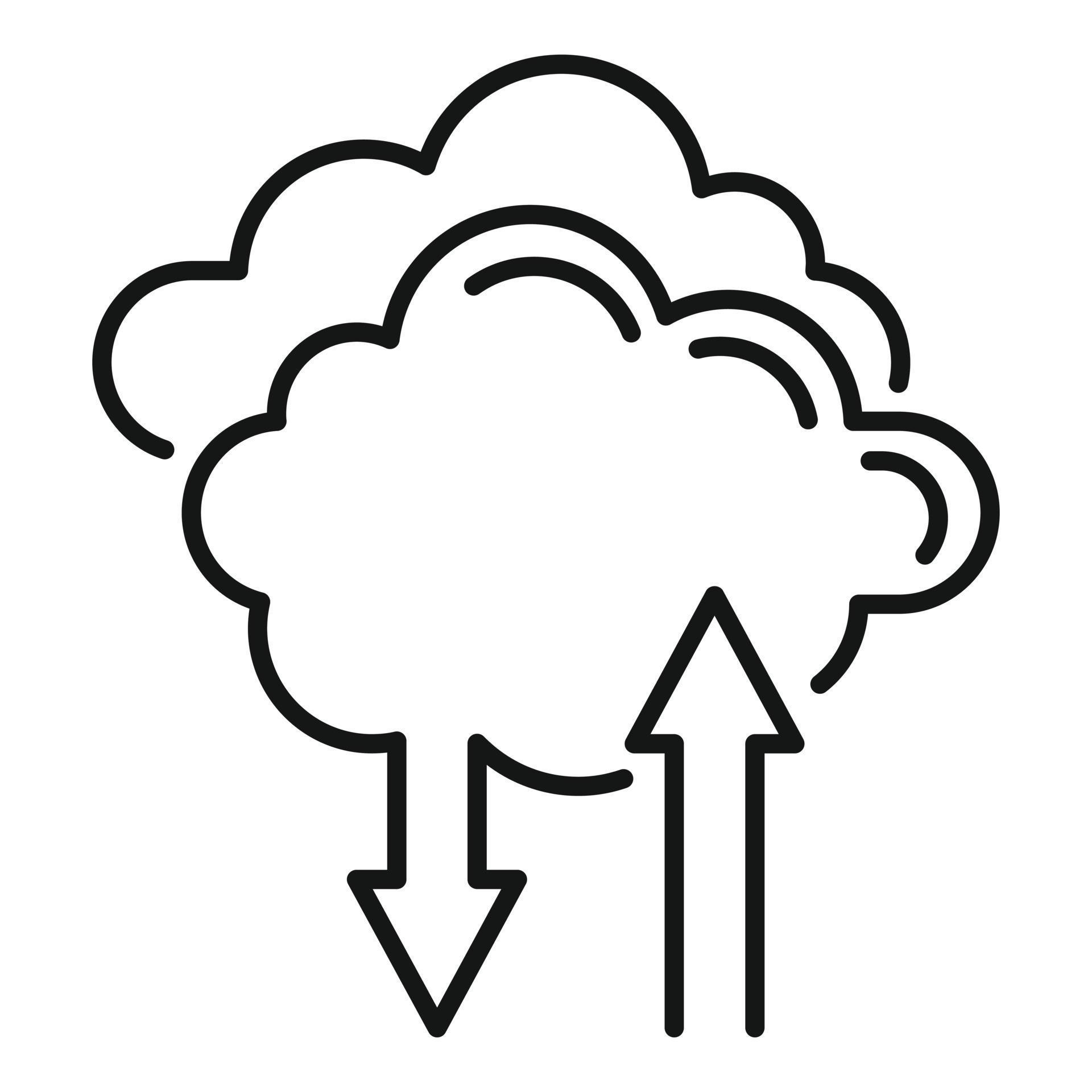 Storage data cloud icon, outline style 14582160 Vector Art at Vecteezy