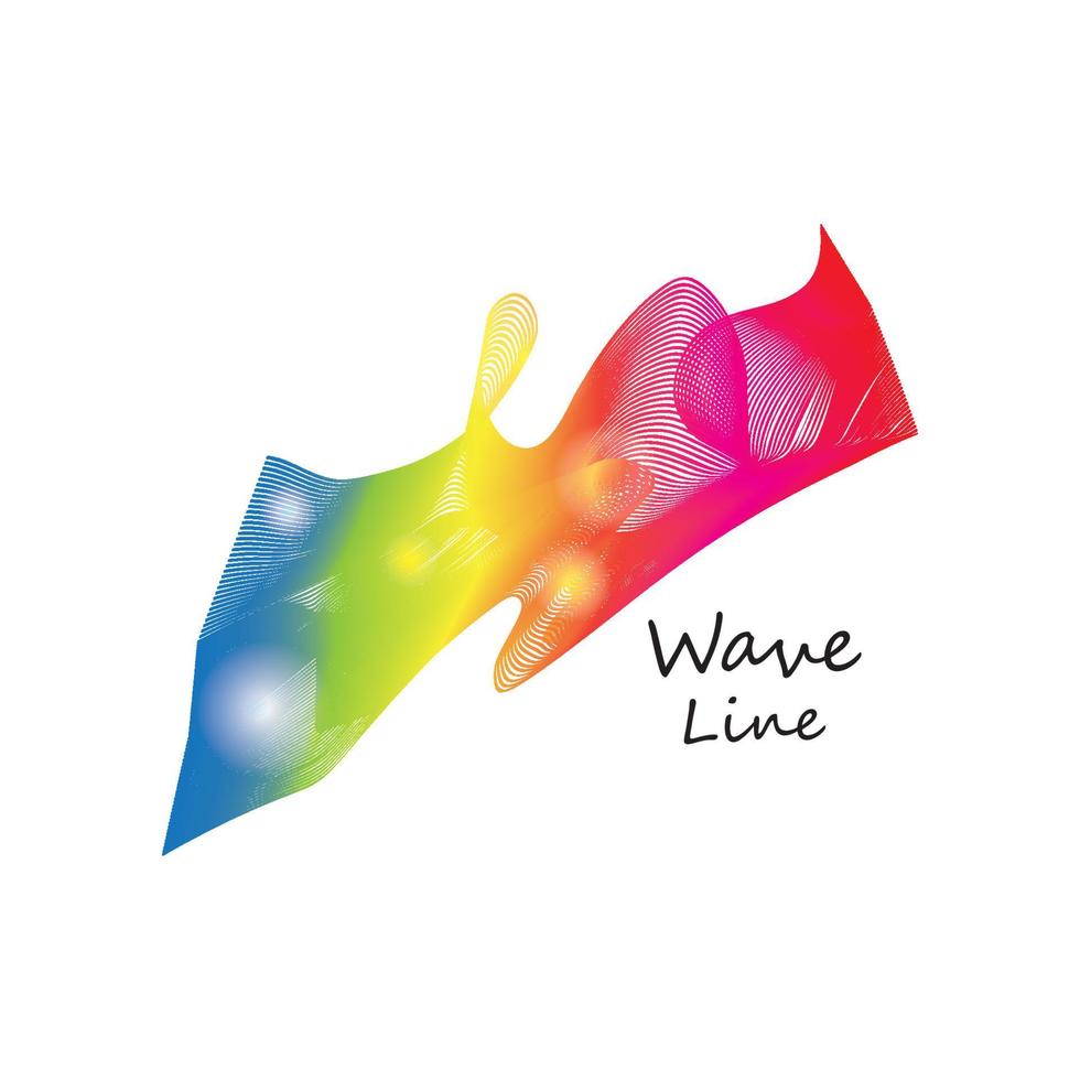 Wave line vector color background 14585300 Vector Art at Vecteezy