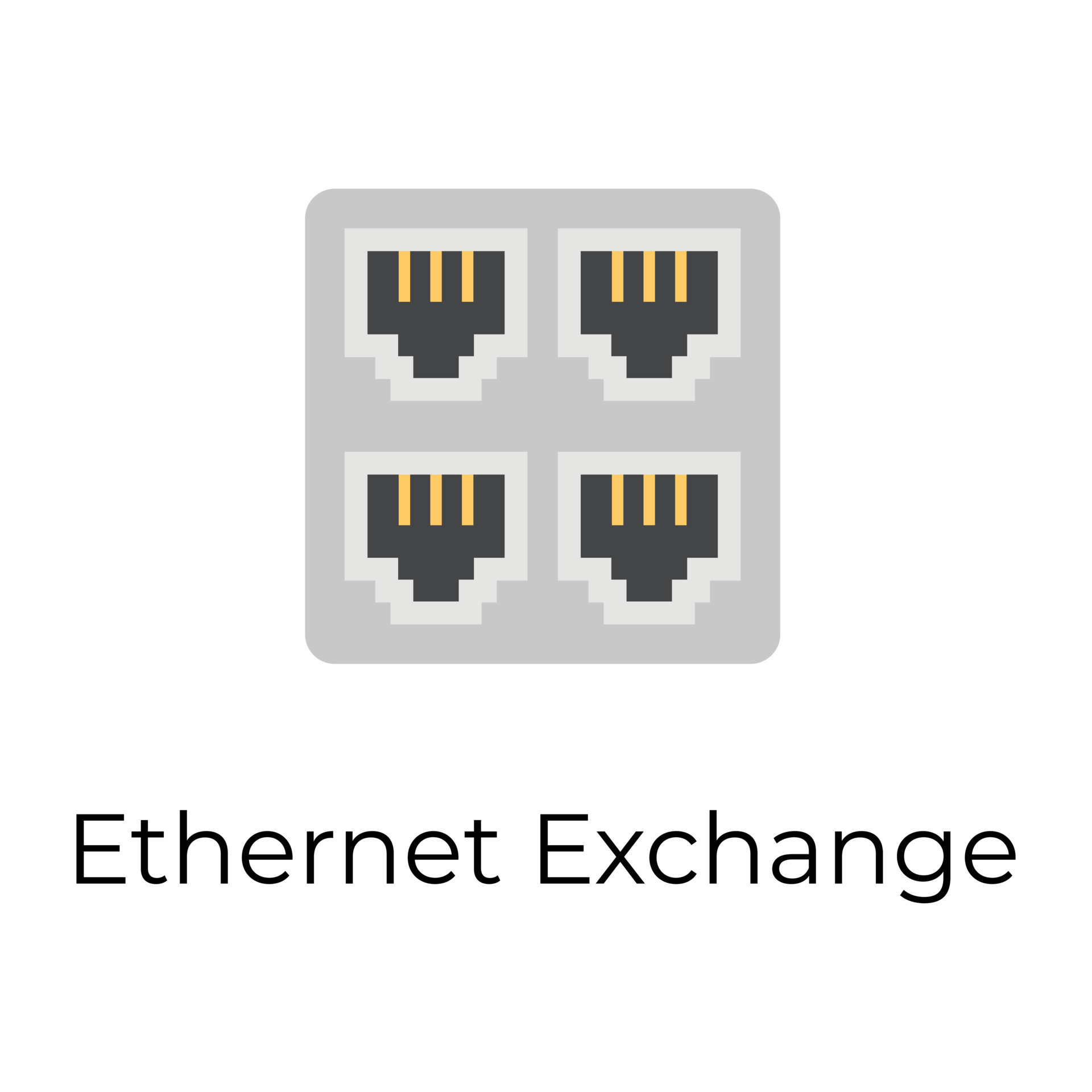 Trendy Ethernet Exchange 14587395 Vector Art at Vecteezy
