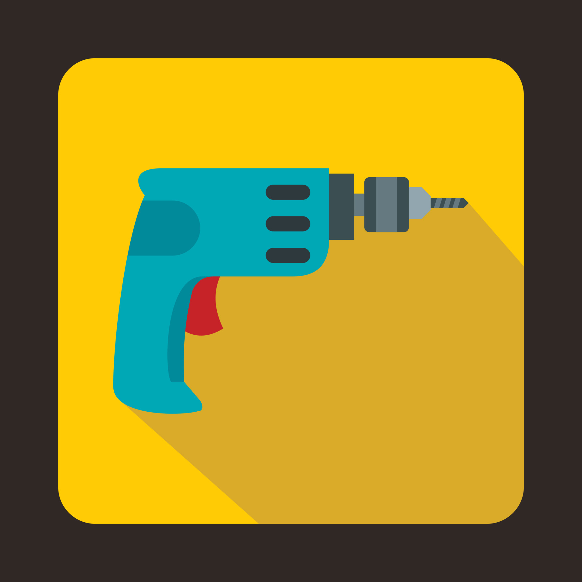 Cordless drill icon, flat style 14589241 Vector Art at Vecteezy Cordless drill icon, flat style 14589241 Vector Art at Vecteezy