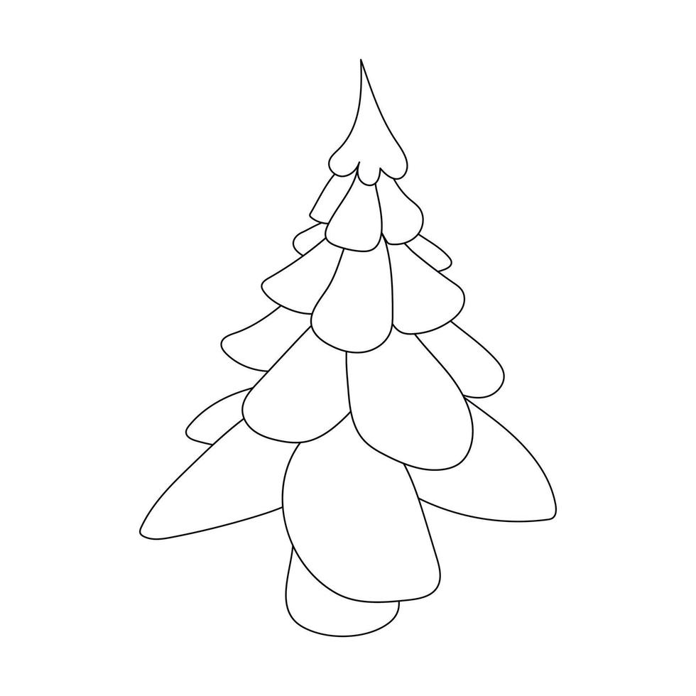 Christmas fir tree icon, outline style 14590061 Vector Art at Vecteezy Christmas fir tree icon, outline style 14590061 Vector Art at Vecteezy