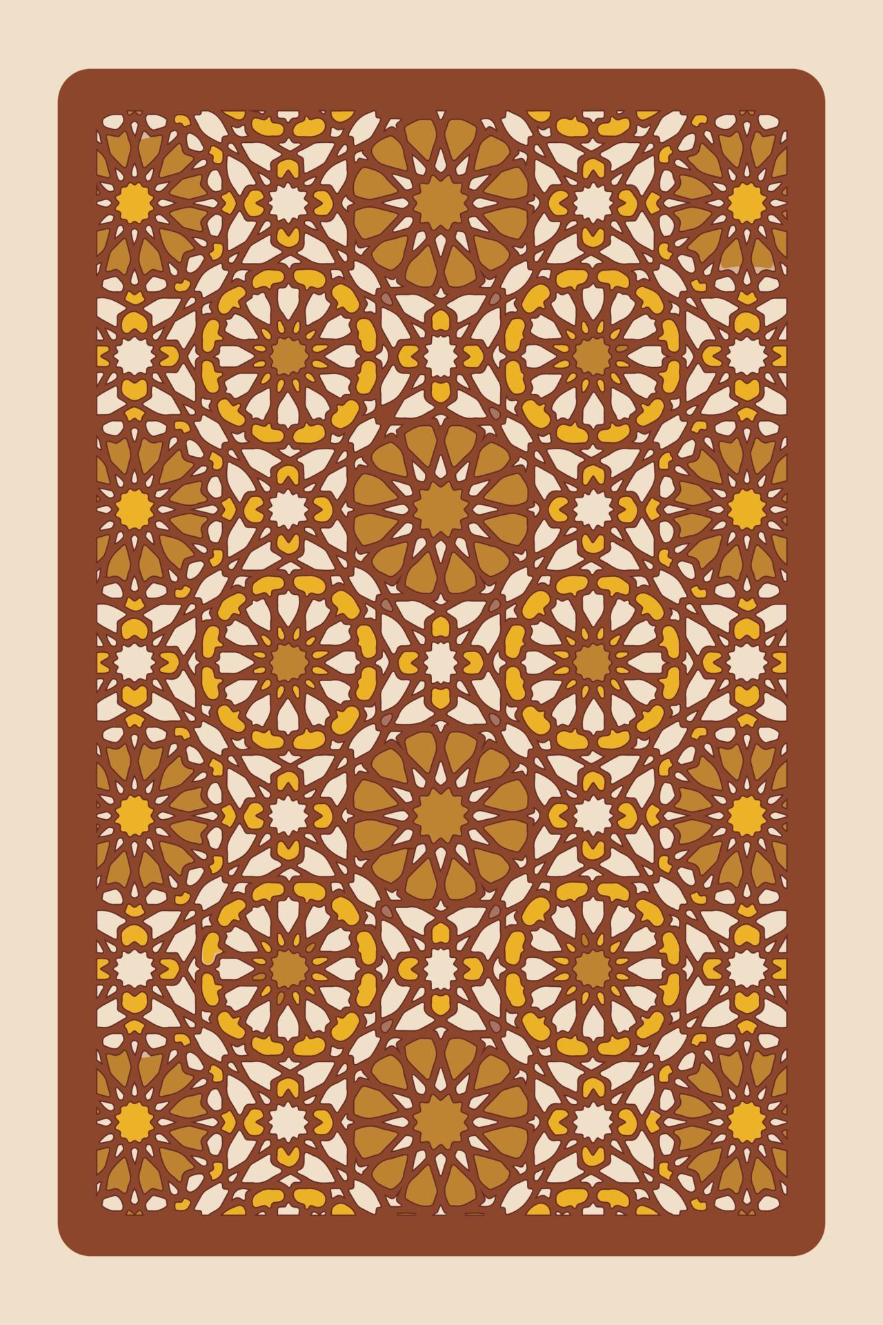 Set of ornamental islamic arabesque Background. Arabic traditional ...