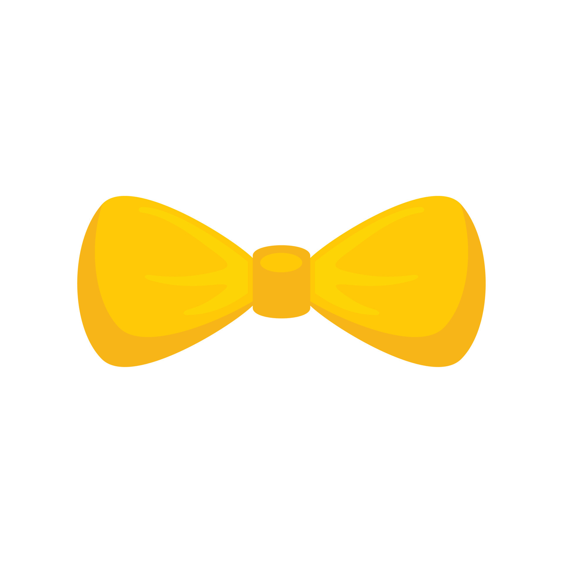 Fashion yellow bow tie icon, flat style 14595388 Vector Art at Vecteezy