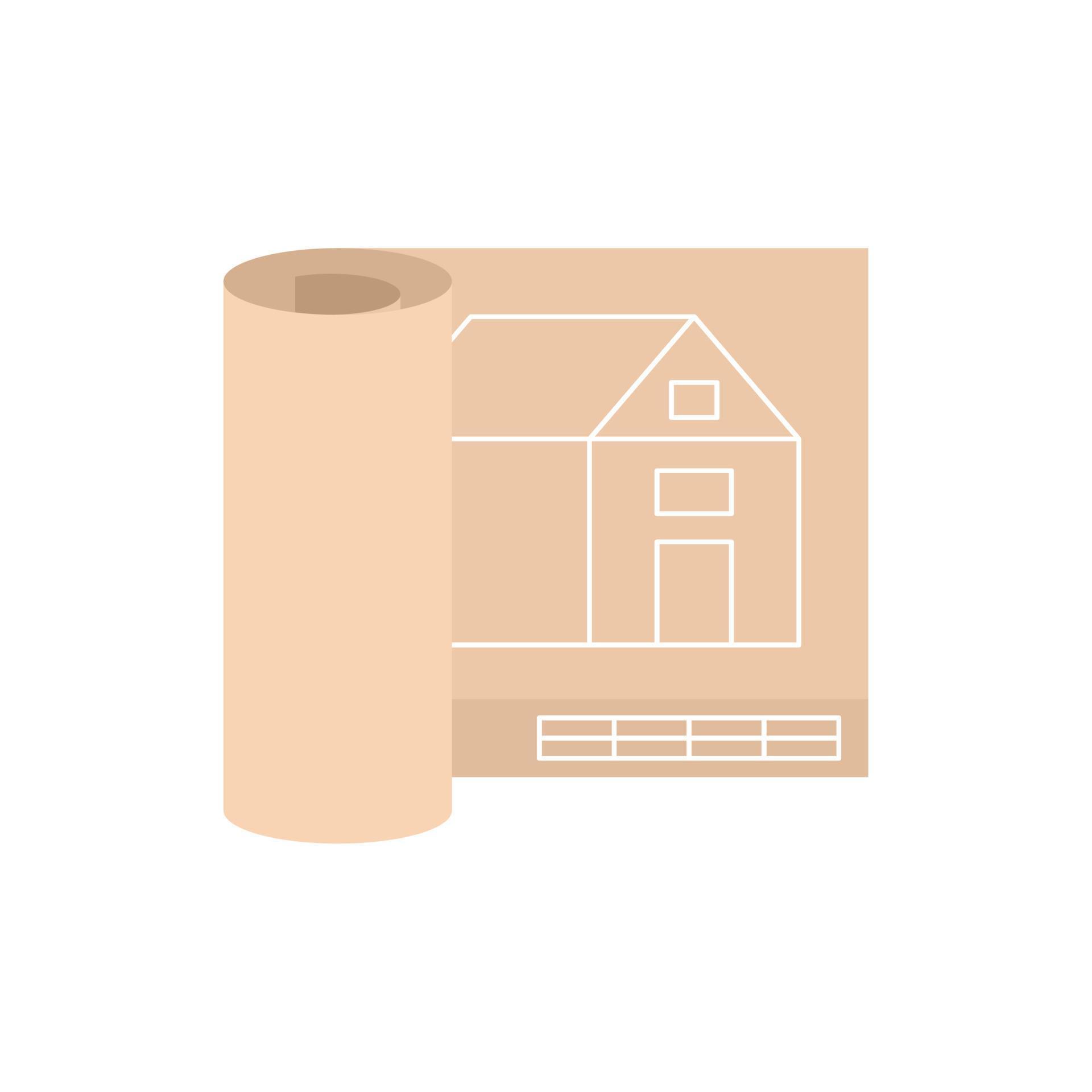 Architect House Project Icon Flat Style 14597719 Vector Art At Vecteezy