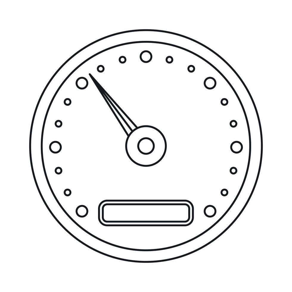 Speedometer Icon Outline Style 14599022 Vector Art At Vecteezy