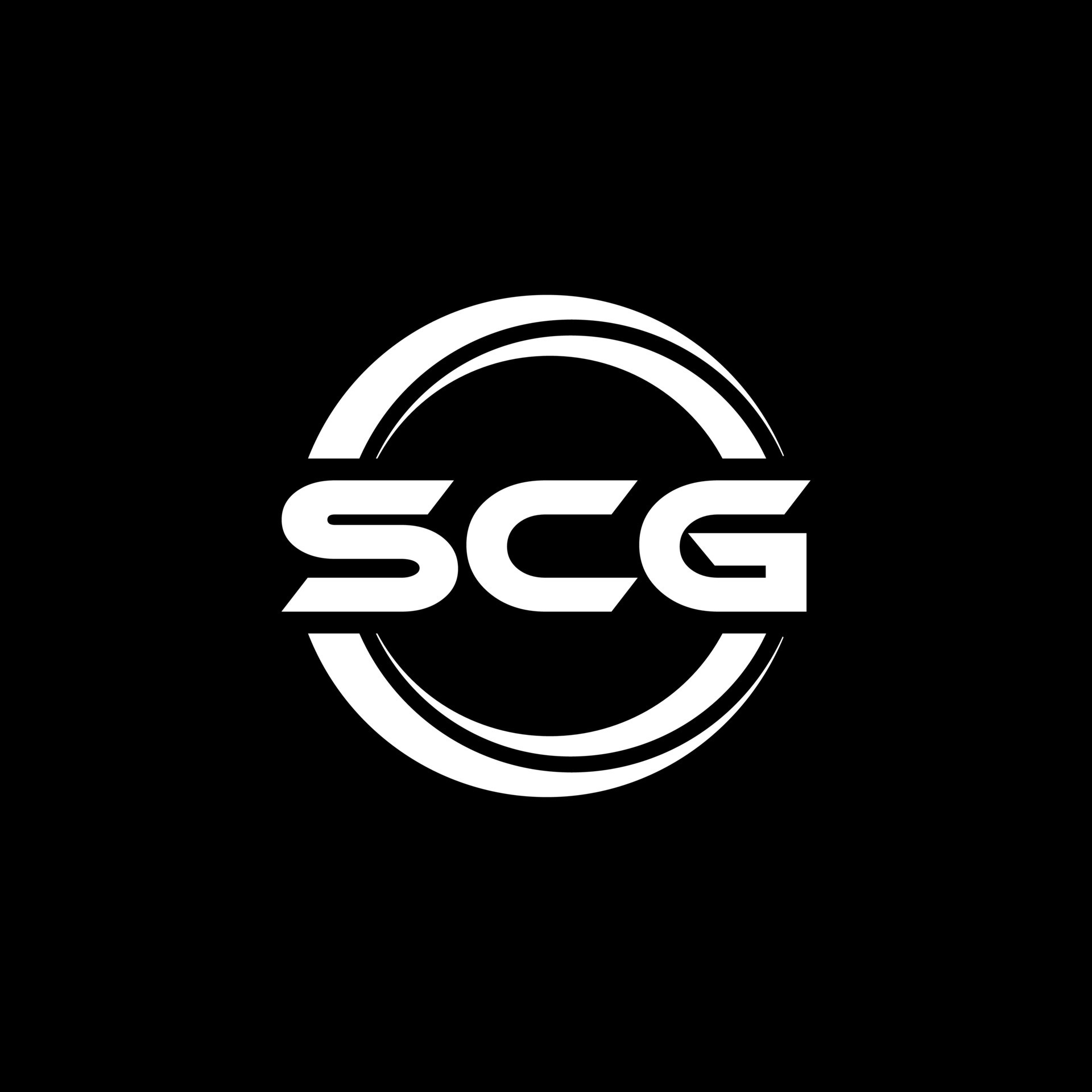 Scg Letter Logo Design In Illustration Vector Logo Calligraphy Designs For Logo Poster