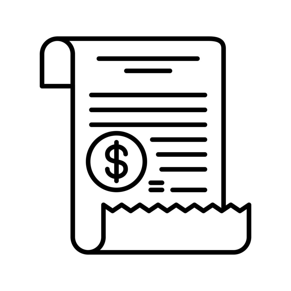 Receipt Vector Icon 14601857 Vector Art at Vecteezy Receipt Vector Icon 14601857 Vector Art at Vecteezy