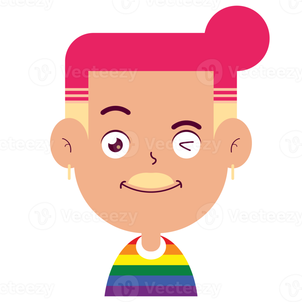 Lgbt Happy Face Cartoon Cute 14604232 Png