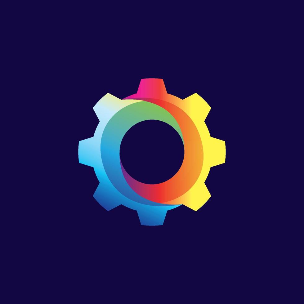 Gear logo images 14604575 Vector Art at Vecteezy