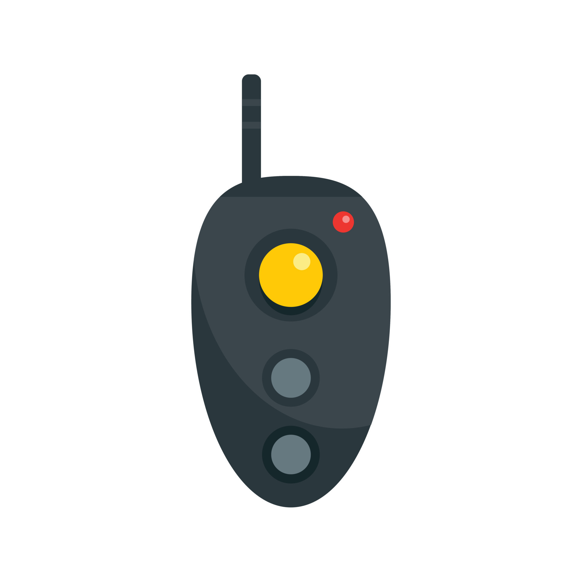Remote controller icon, flat style 14607303 Vector Art at Vecteezy