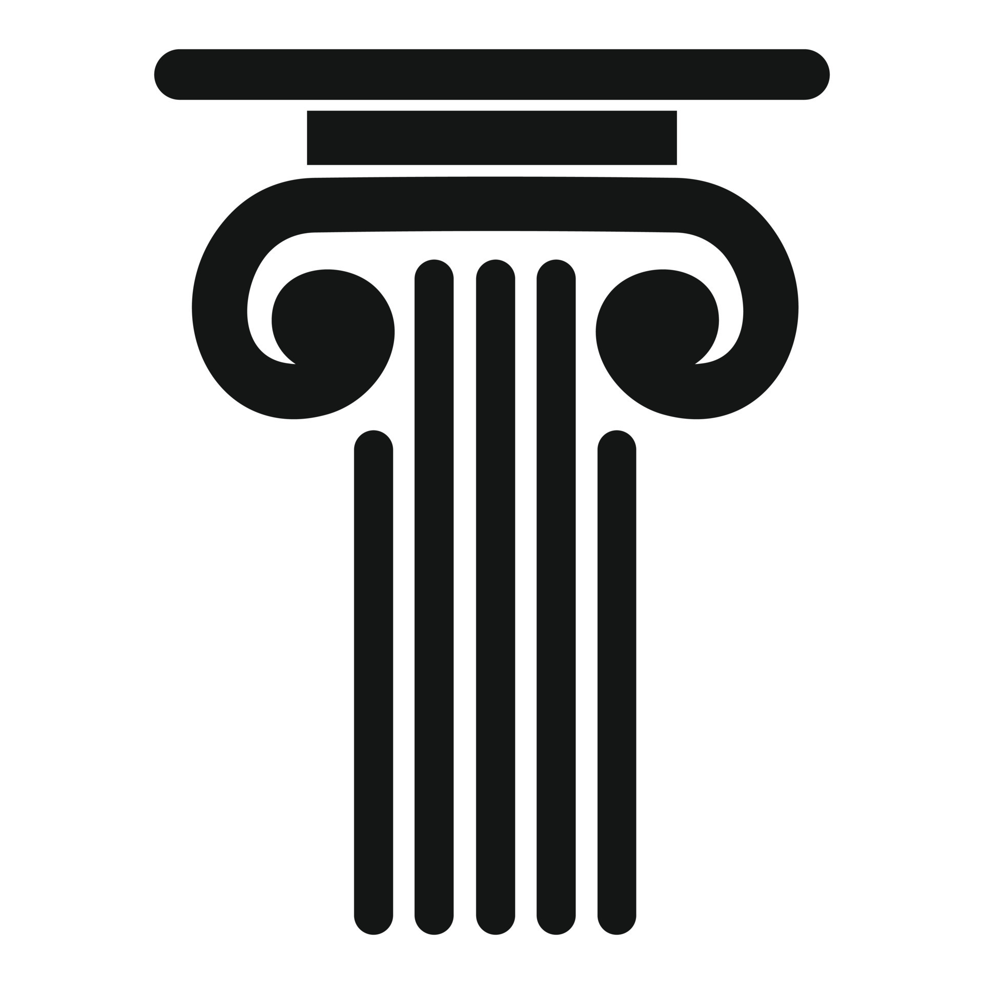 icono de columna exterior, estilo simple. 14607484 Vector en Vecteezy