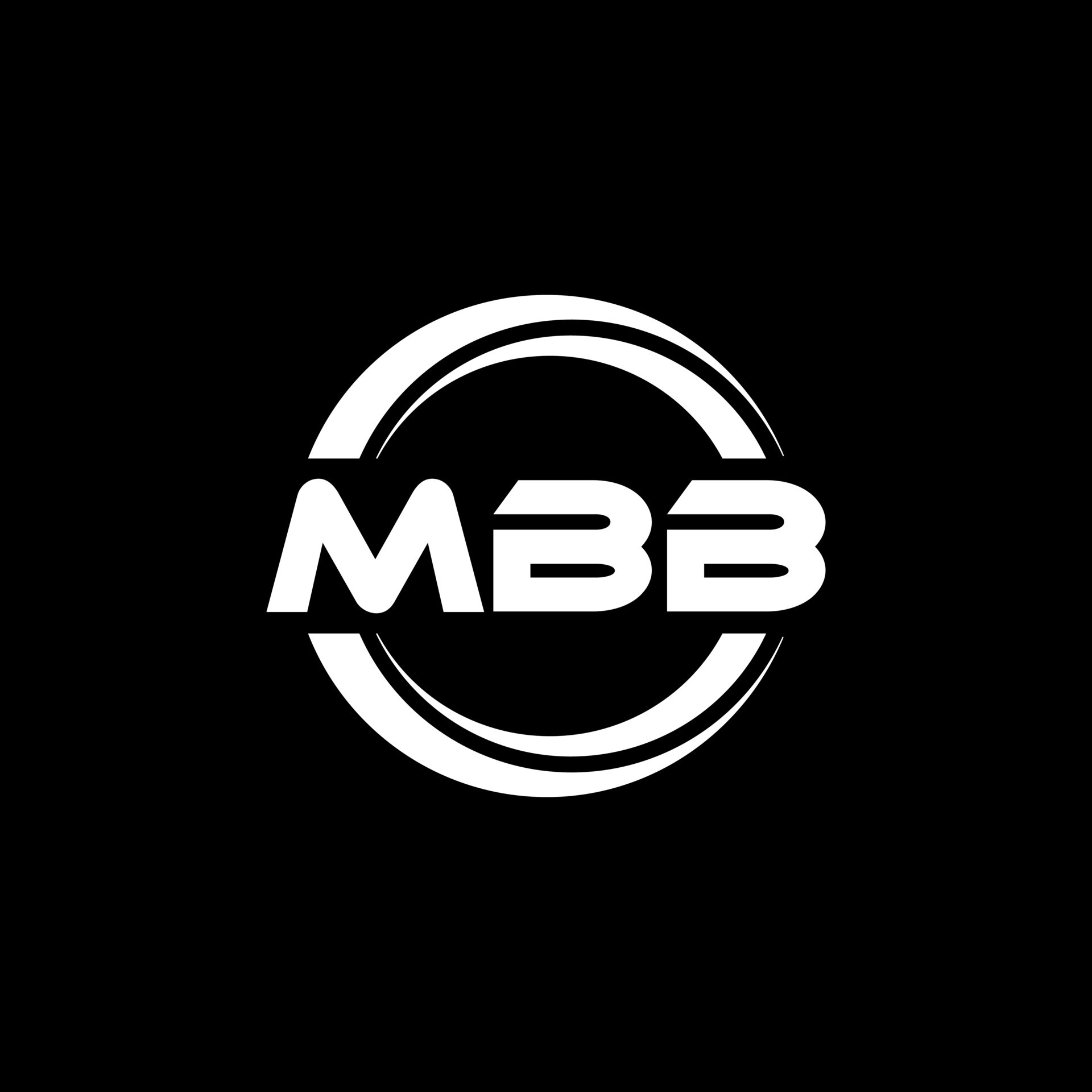 Mbb Letter Logo Design In Illustration Vector Logo Calligraphy