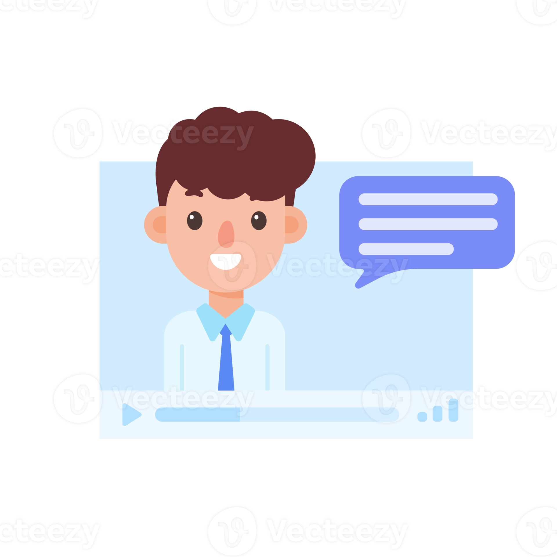 Businessman On Computer Screen Online Meeting Concept 14616183 PNG businessman-on-computer-screen-online-meeting-concept-14616183-png