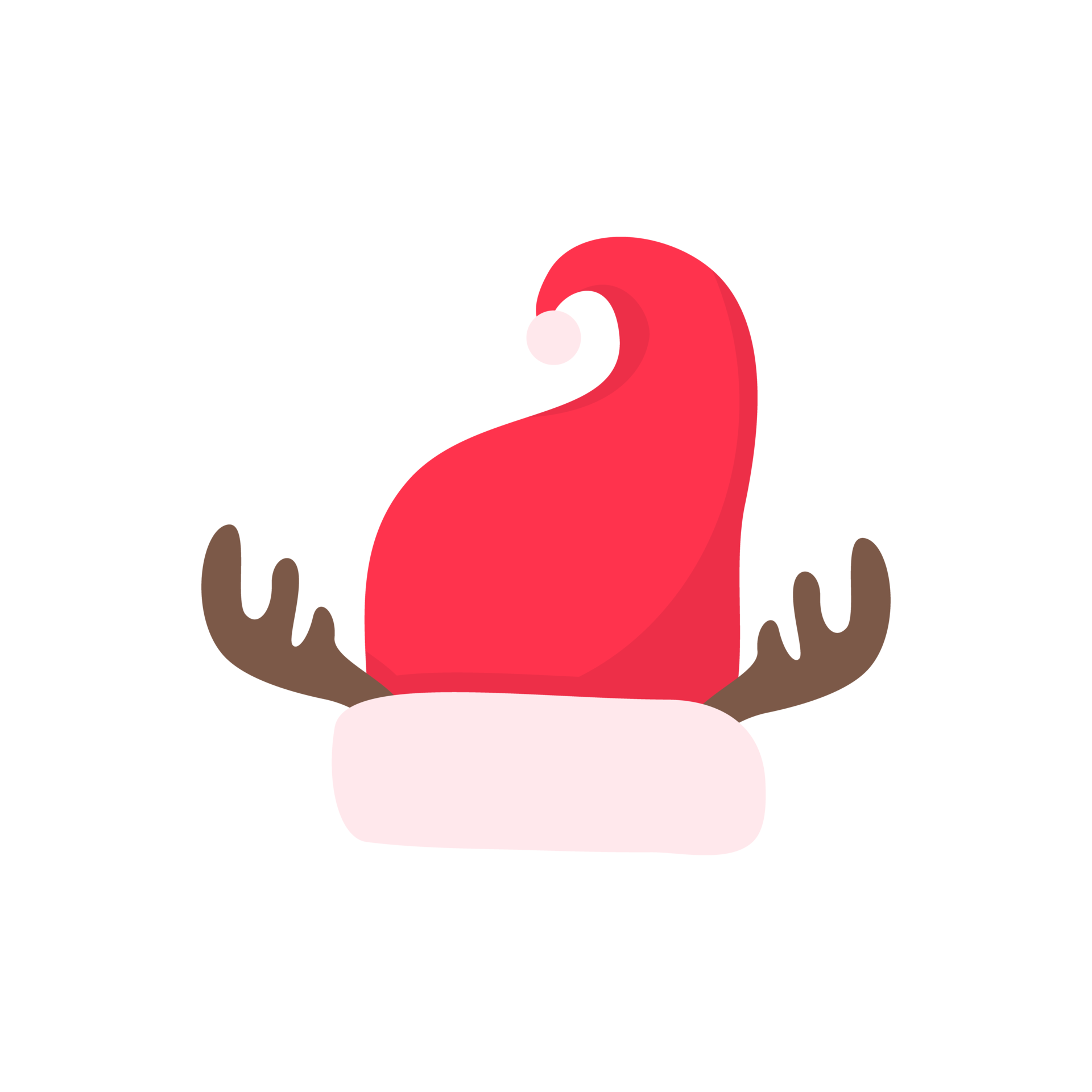 Christmas Hat Red Knitted Hat For Wearing In A Christmas Party 14618390 Png