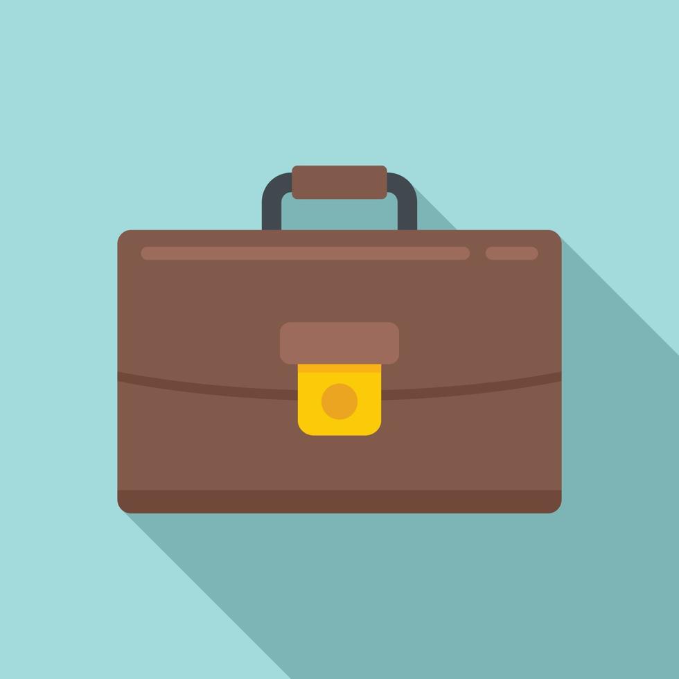 Briefcase icon, flat style 14620443 Vector Art at Vecteezy