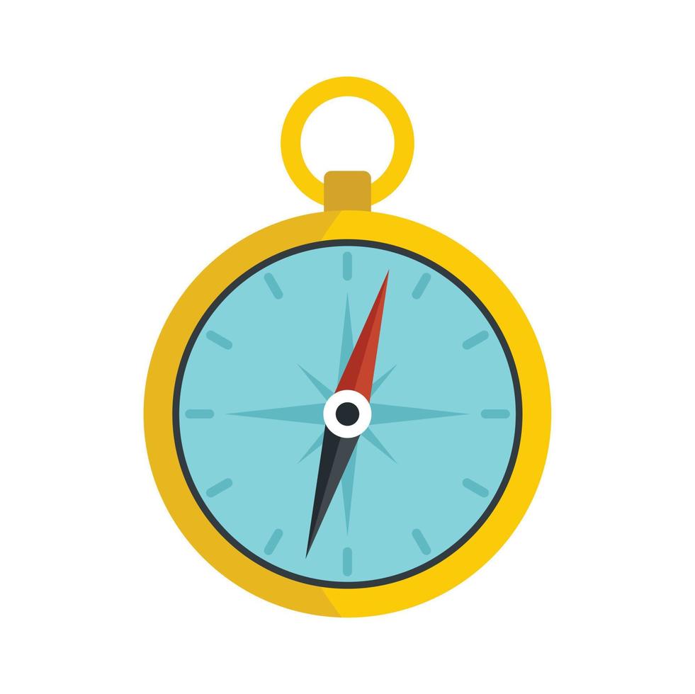 Metal Compass Icon Flat Style 14620919 Vector Art At Vecteezy