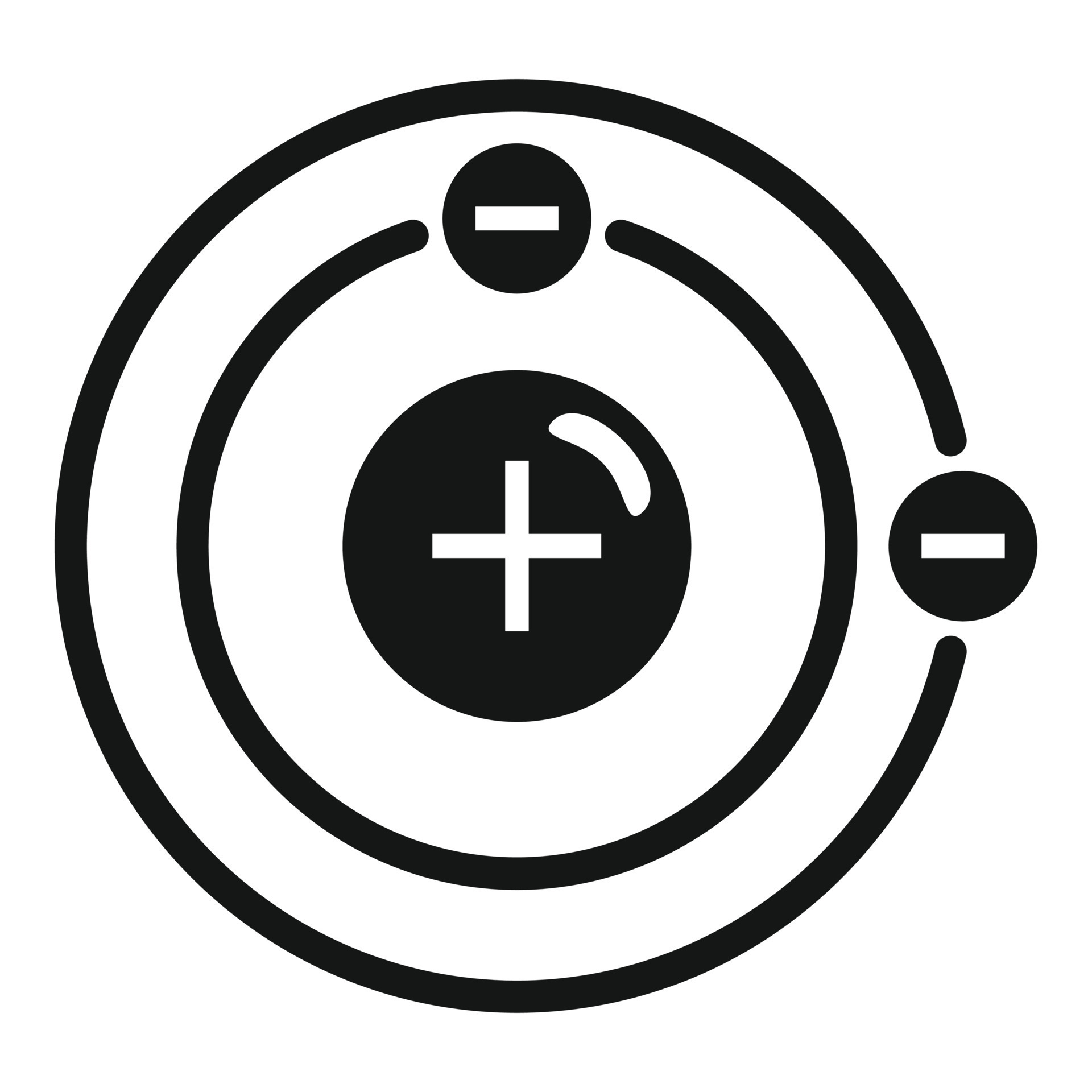 Atom structure icon, simple style 14623376 Vector Art at Vecteezy