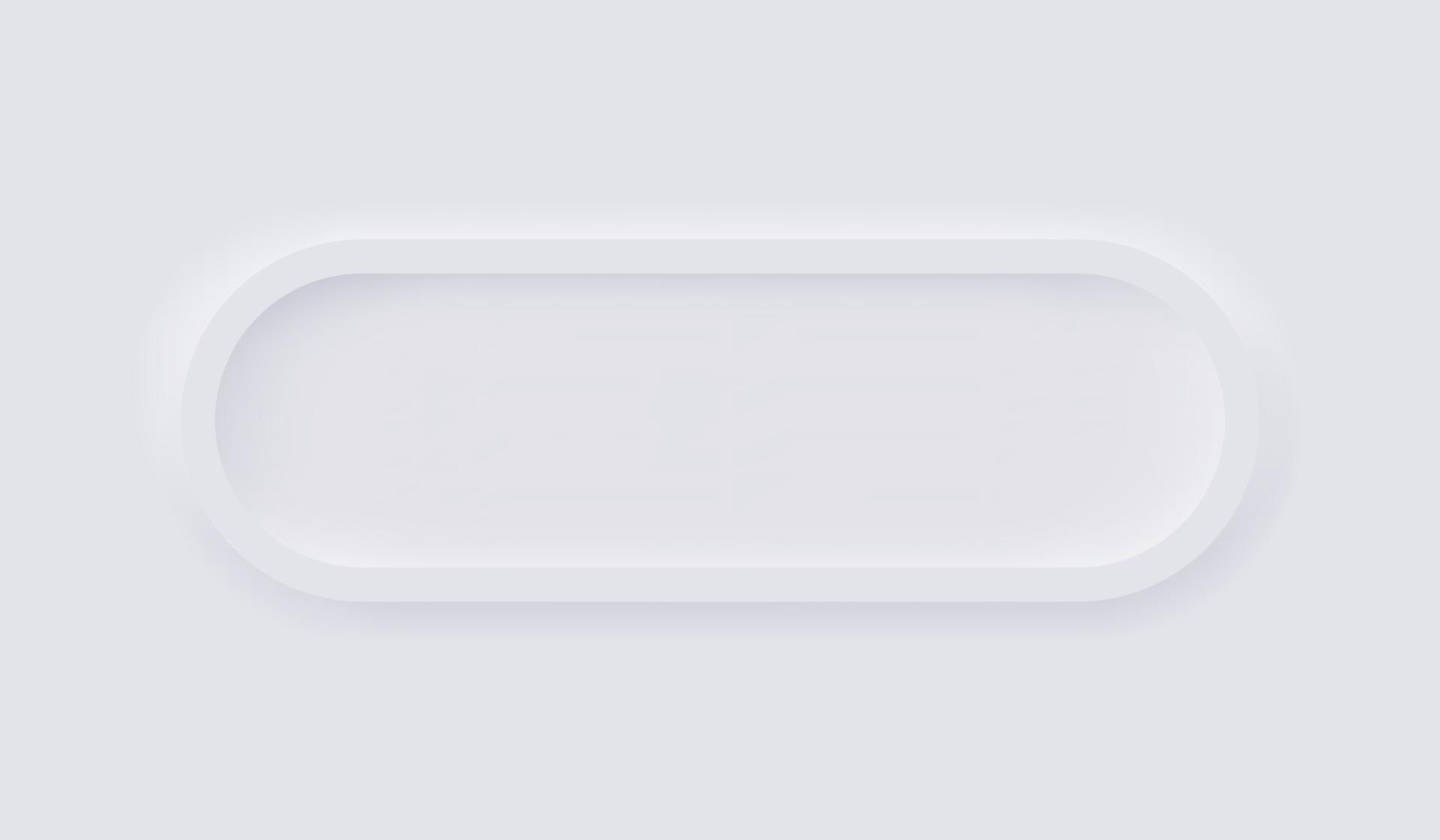 White Neumorphism Soft Ui Design For Web Design Application Ui And More Blank Button Vector