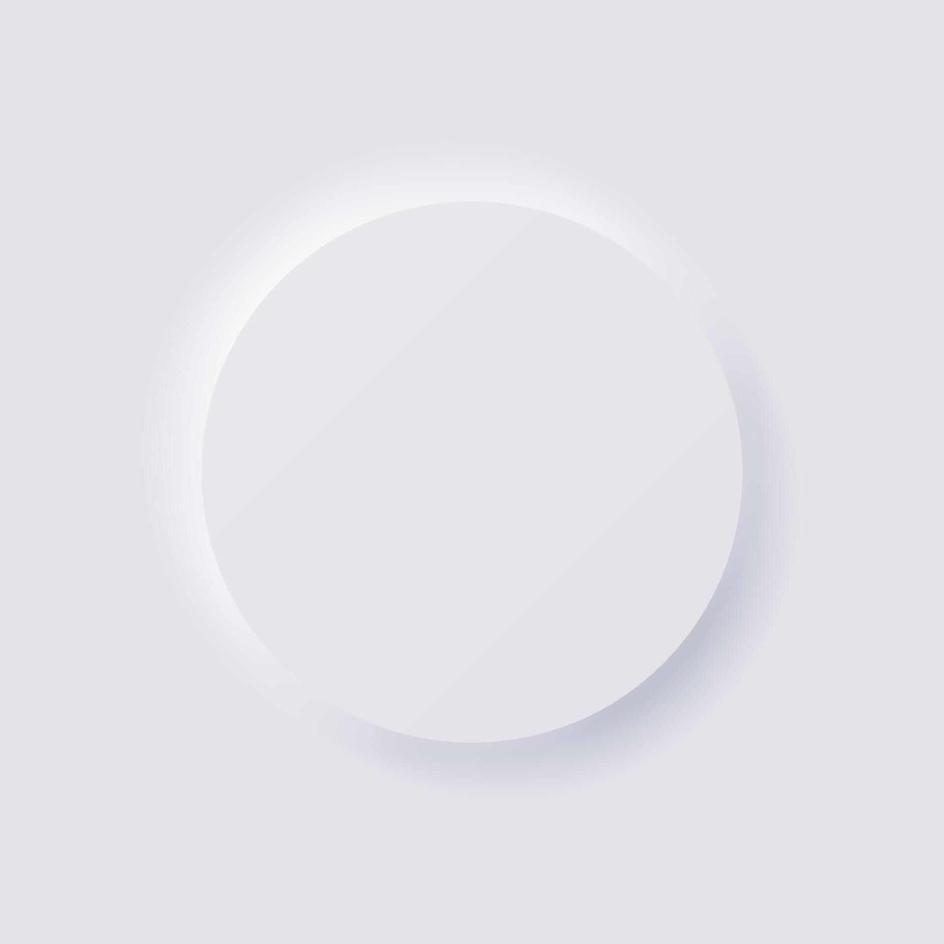 White Neumorphism soft UI Design for Web design, Application UI and more, Blank button, Vector ...