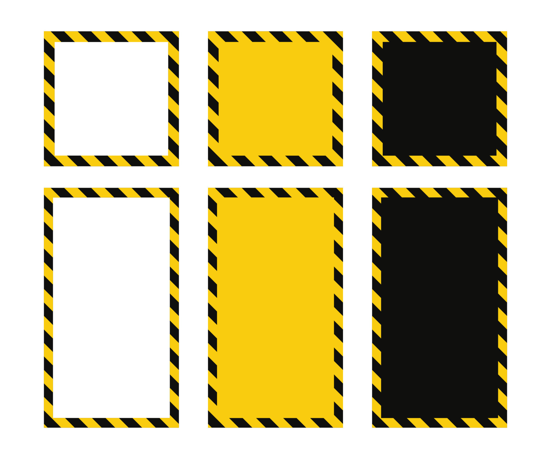 Caution Tape Page Border