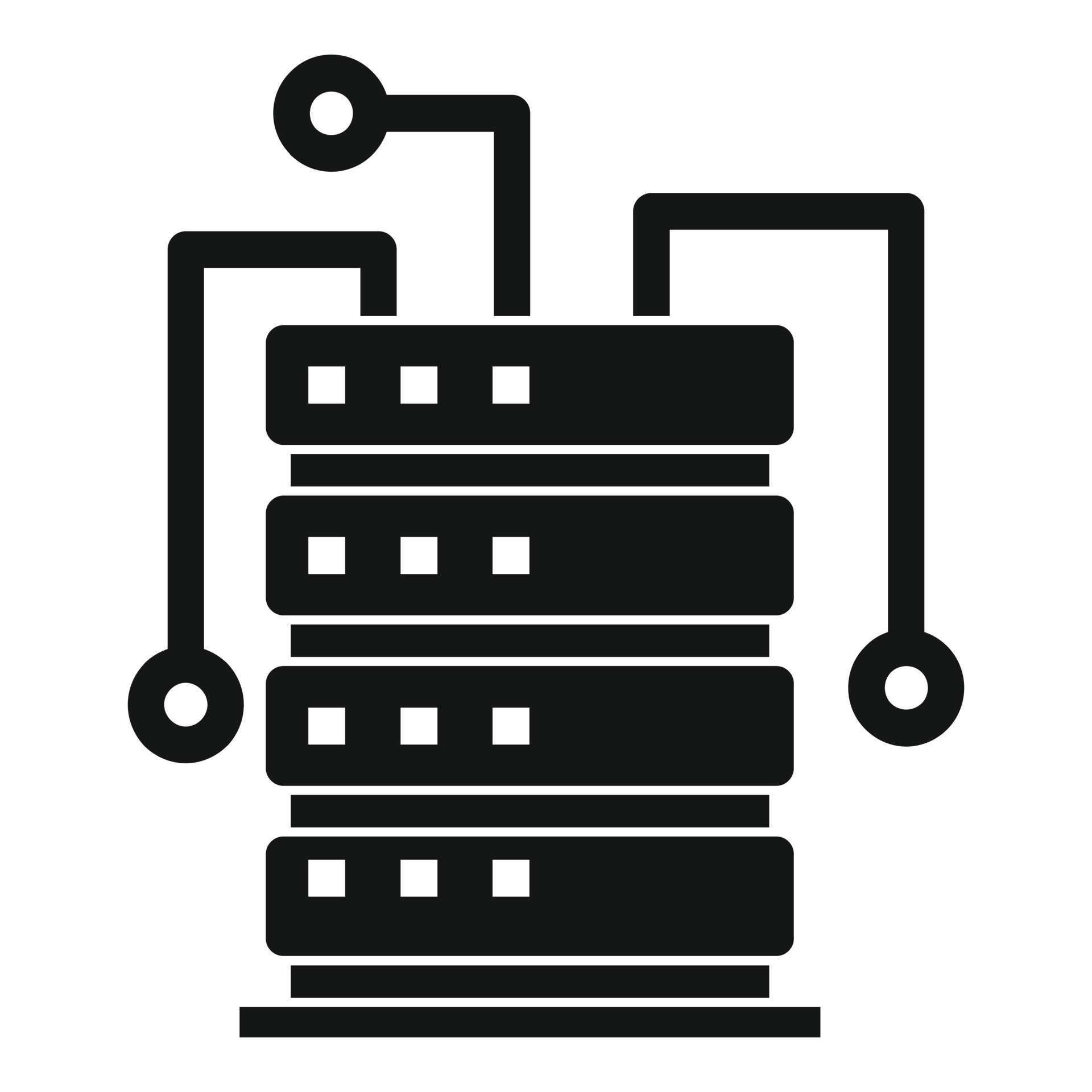 Ai server rack icon, simple style 14624221 Vector Art at Vecteezy
