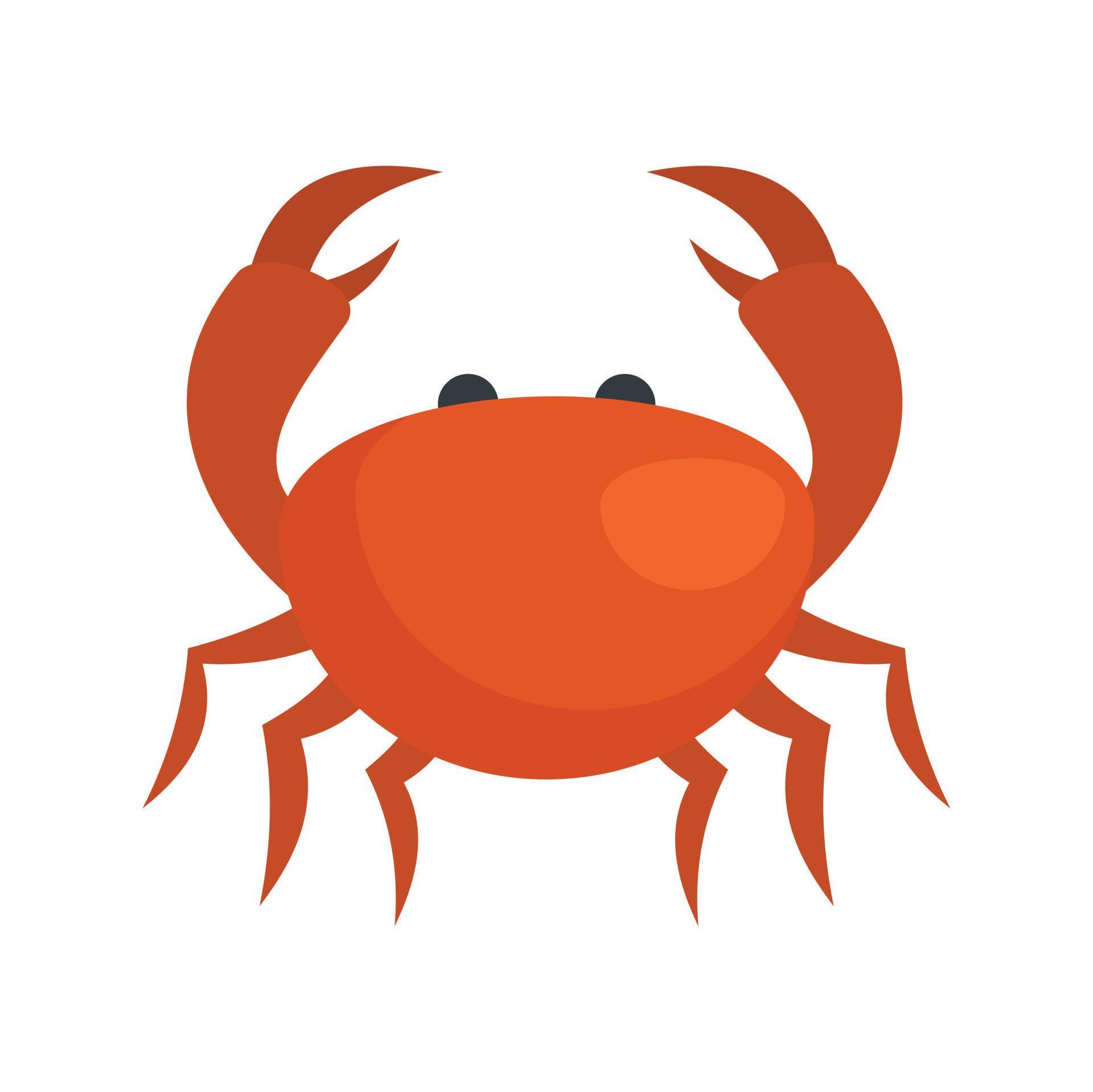 Sea crab icon, flat style 14625692 Vector Art at Vecteezy Sea crab icon, flat style 14625692 Vector Art at Vecteezy