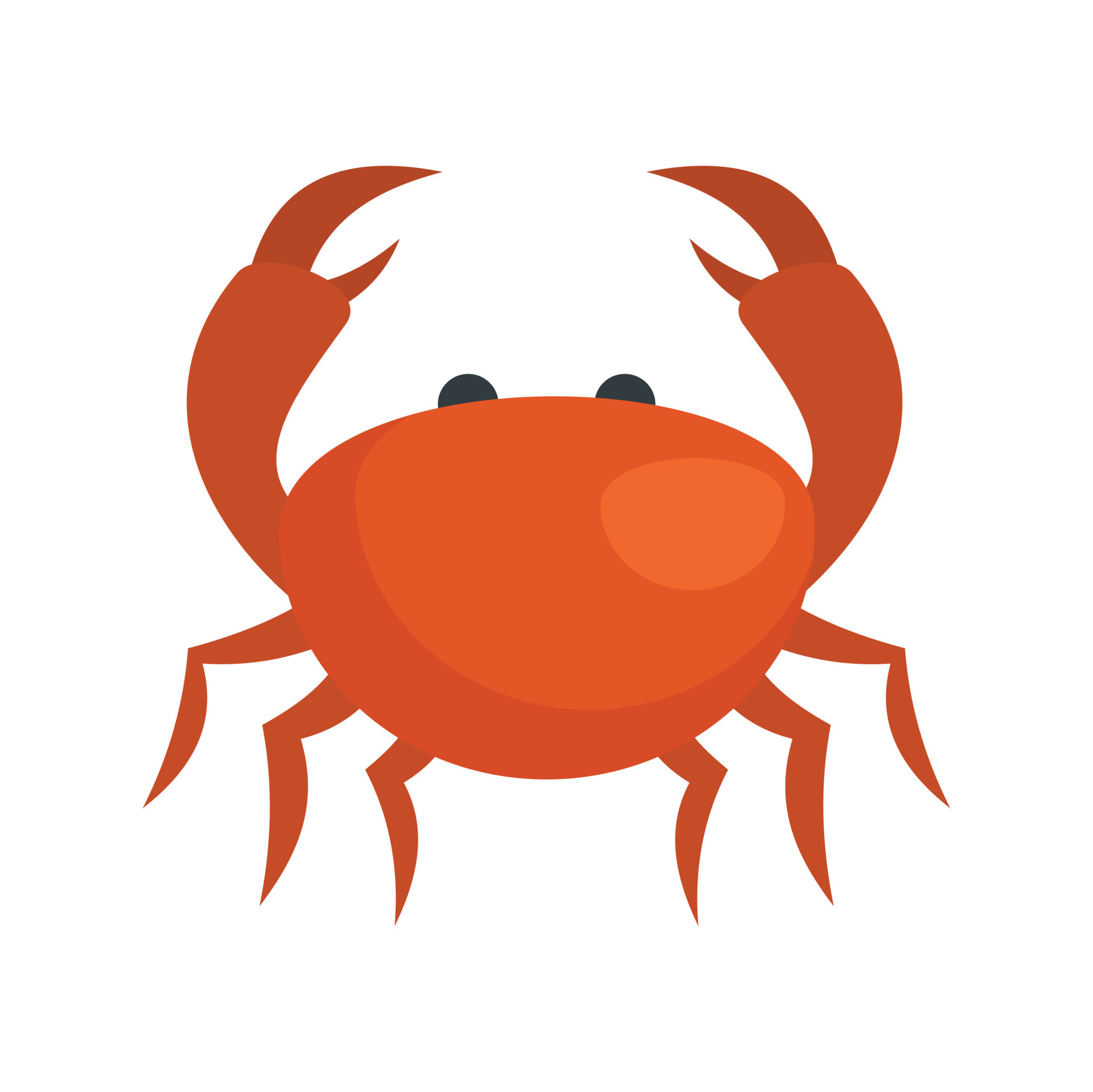 Sea crab icon, flat style 14625692 Vector Art at Vecteezy Sea crab icon, flat style 14625692 Vector Art at Vecteezy