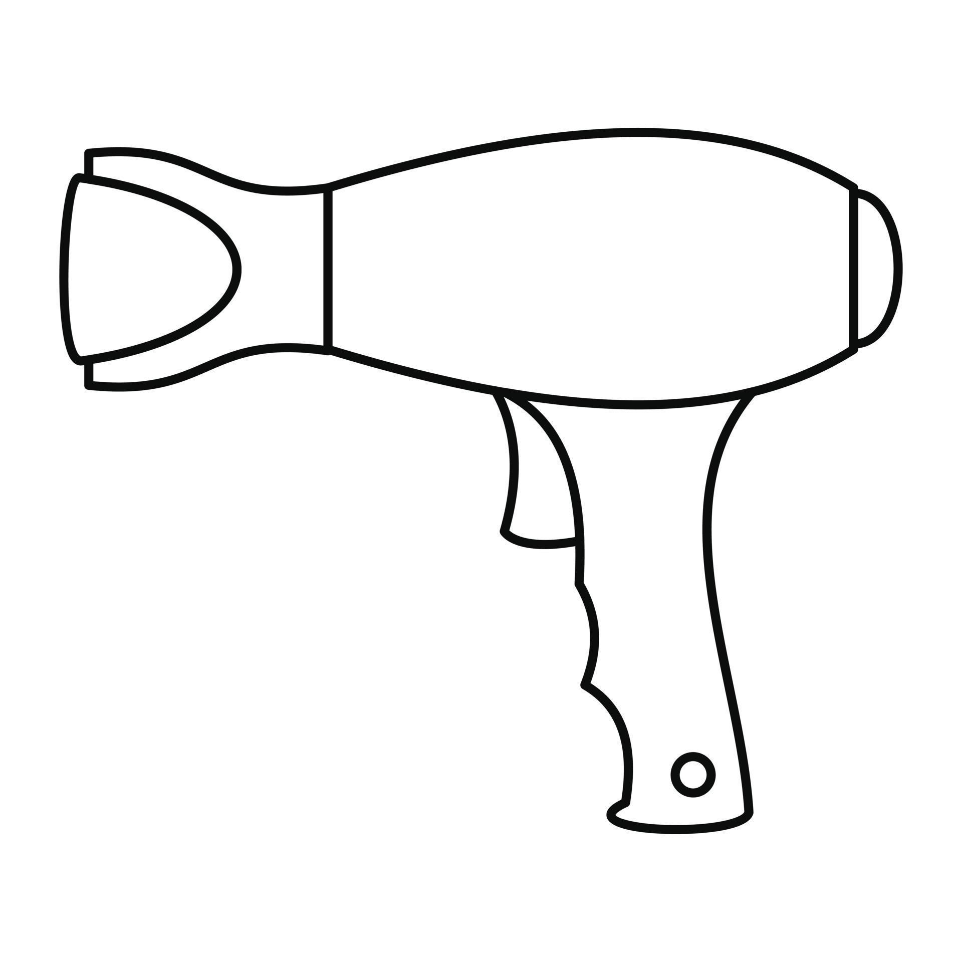 Woman Hair Dryer Icon Outline Style 14628424 Vector Art At Vecteezy