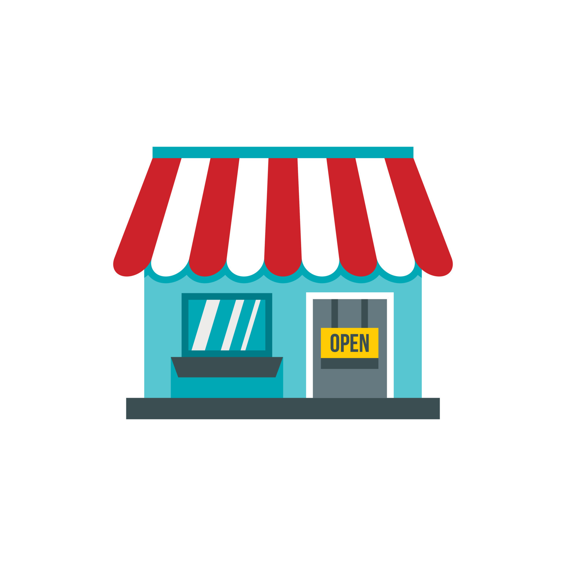 Shop store icon, flat style 14629755 Vector Art at Vecteezy Shop store icon, flat style 14629755 Vector Art at Vecteezy