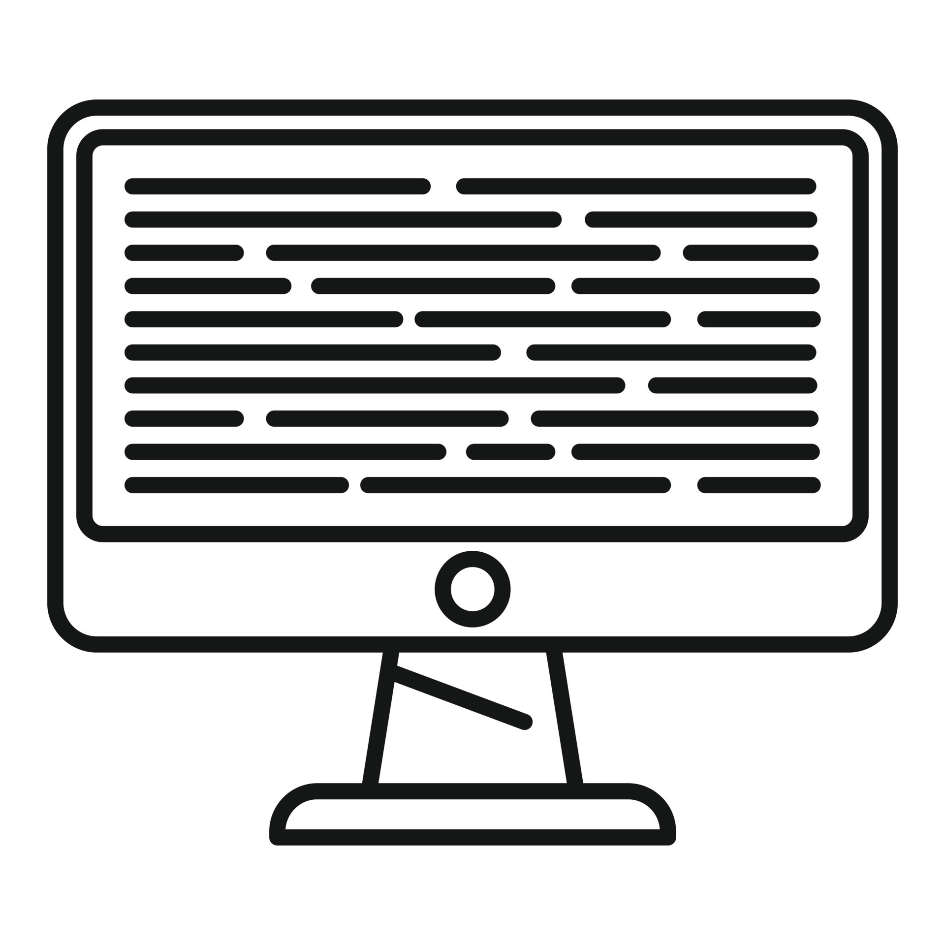 Testing software performance icon, outline style 14630333 Vector Art at ...