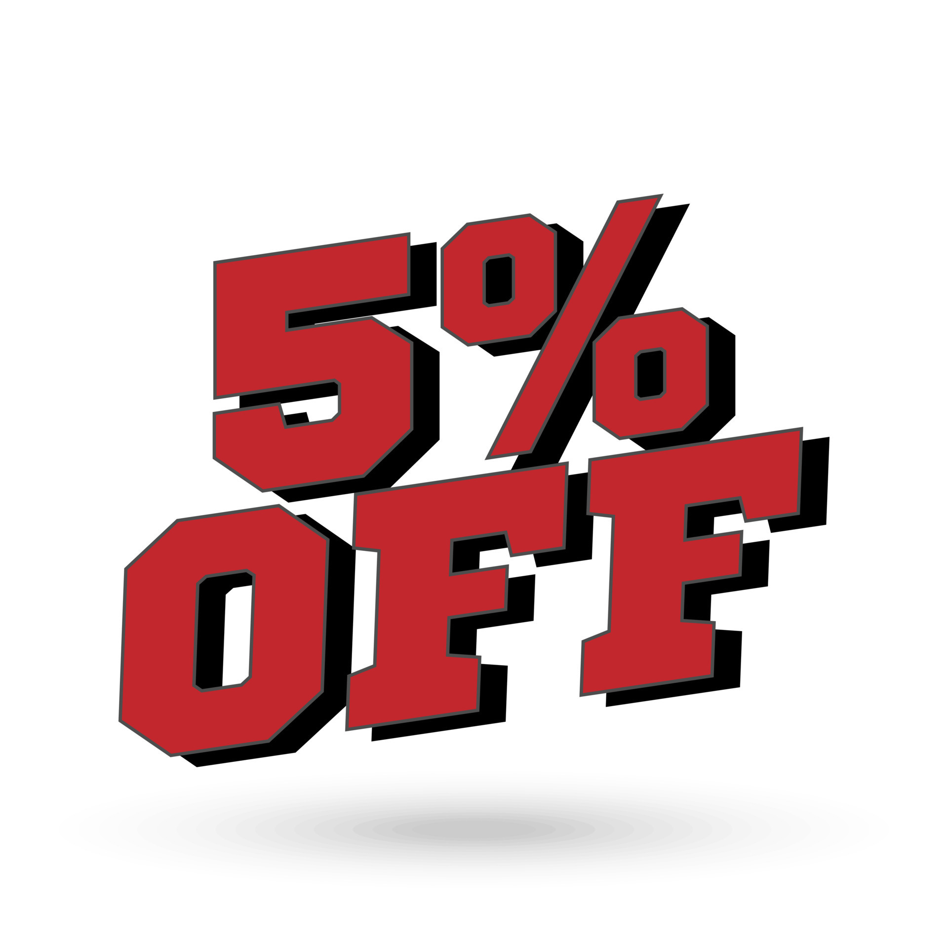 Sale 5 percent off banner. Vector illustration. 14633253 Vector Art at Vecteezy