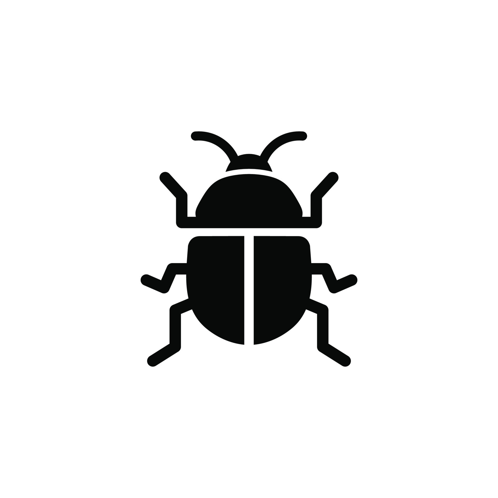 Bug simple flat icon vector 14635040 Vector Art at Vecteezy Bug simple flat icon vector 14635040 Vector Art at Vecteezy