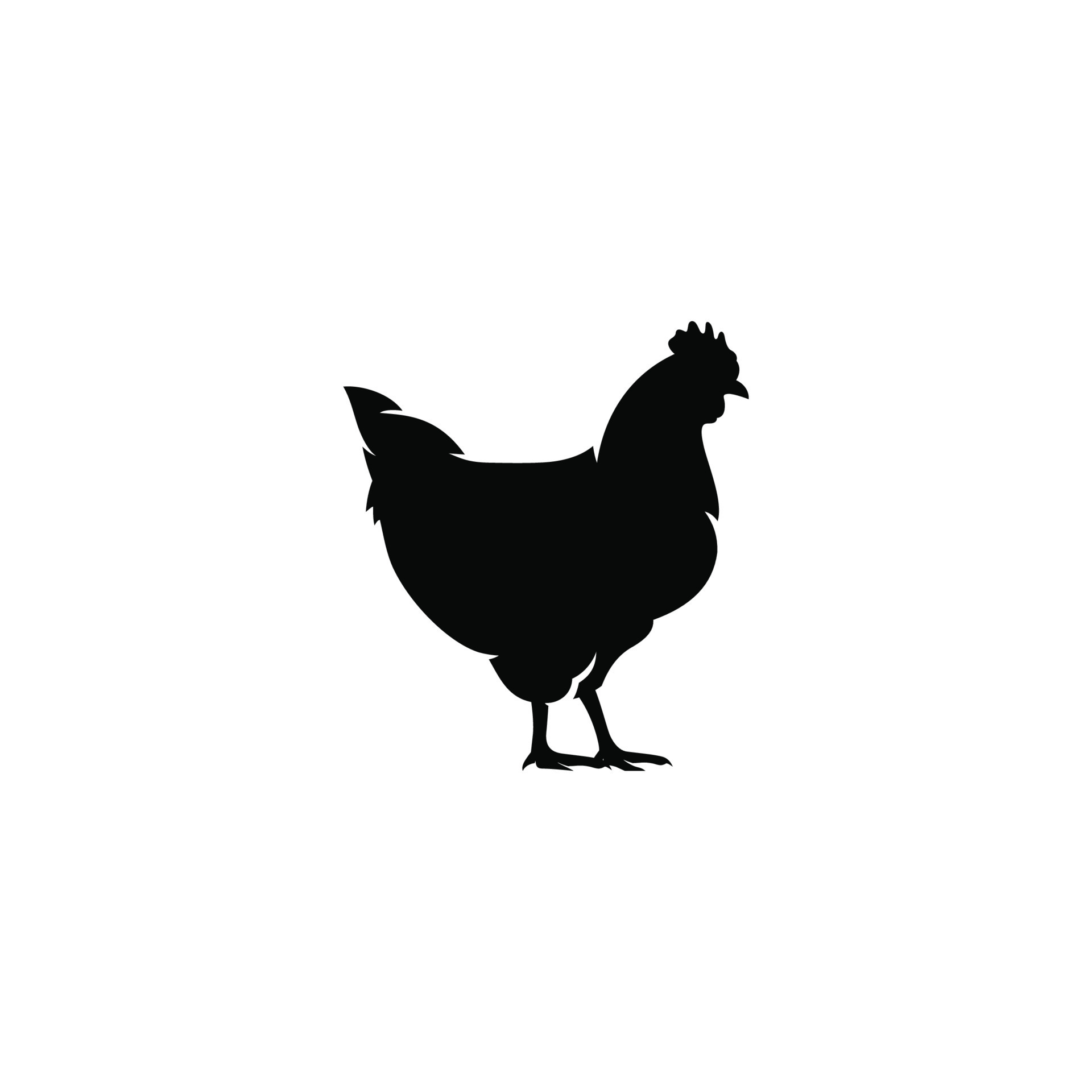 Chicken simple flat icon vector 14635045 Vector Art at Vecteezy Chicken simple flat icon vector 14635045 Vector Art at Vecteezy