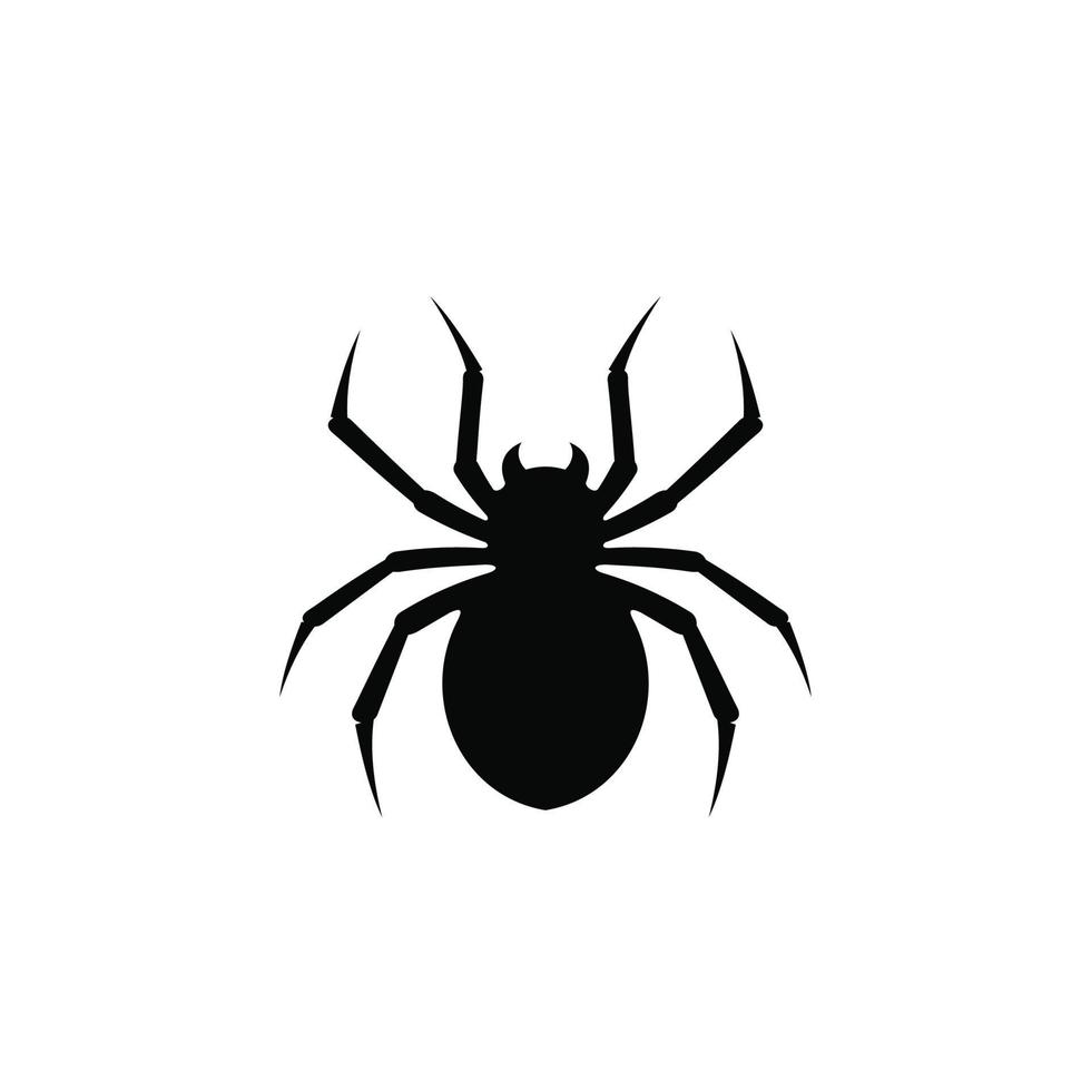 Spider simple flat icon vector 14635064 Vector Art at Vecteezy
