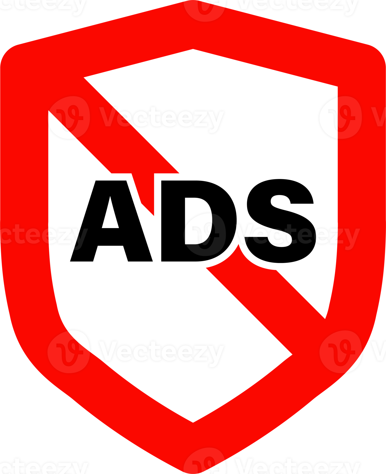 Ad Block Icon In Red Colors No Ads Signs Button 14635129 Png