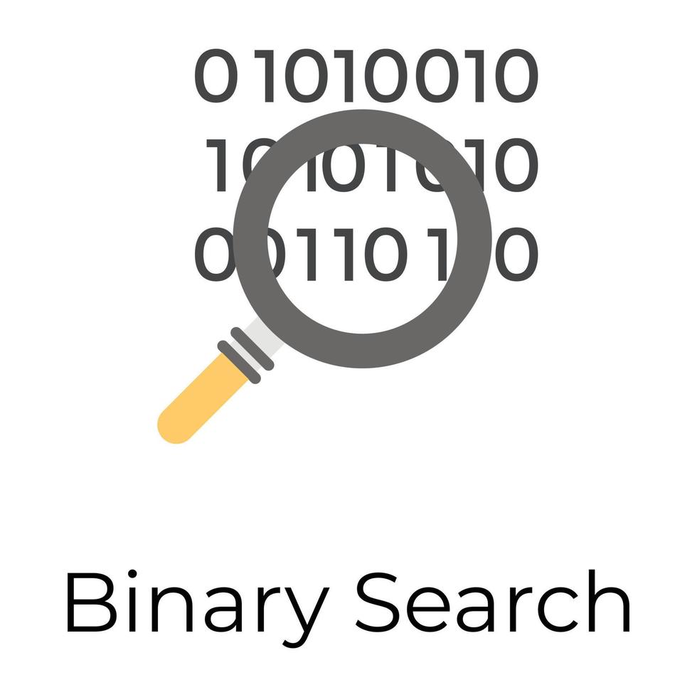 Trendy Binary Search 14635429 Vector Art At Vecteezy