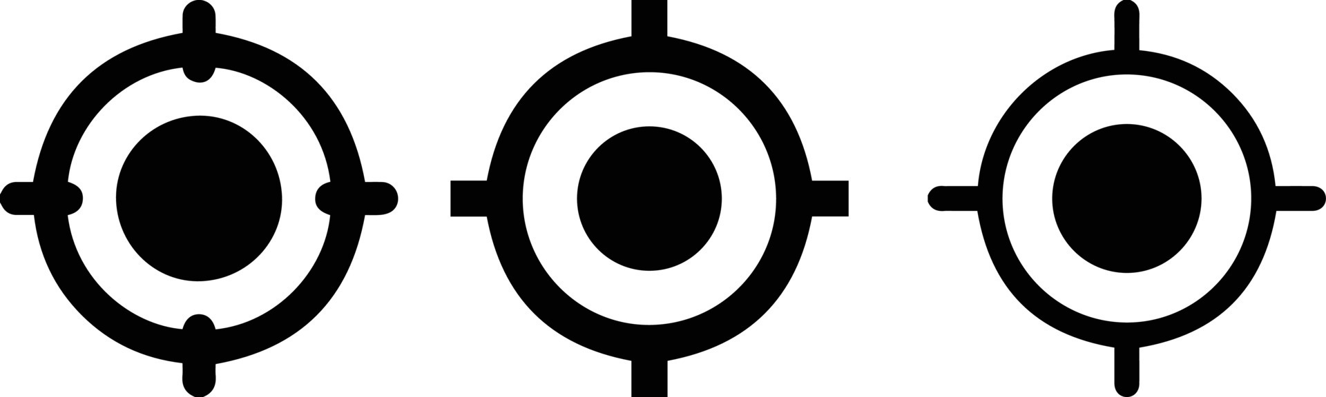 sniper rifle target. Focus target vector icon. Target goal icon. target ... sniper rifle target. Focus target vector icon. Target goal icon. target ...