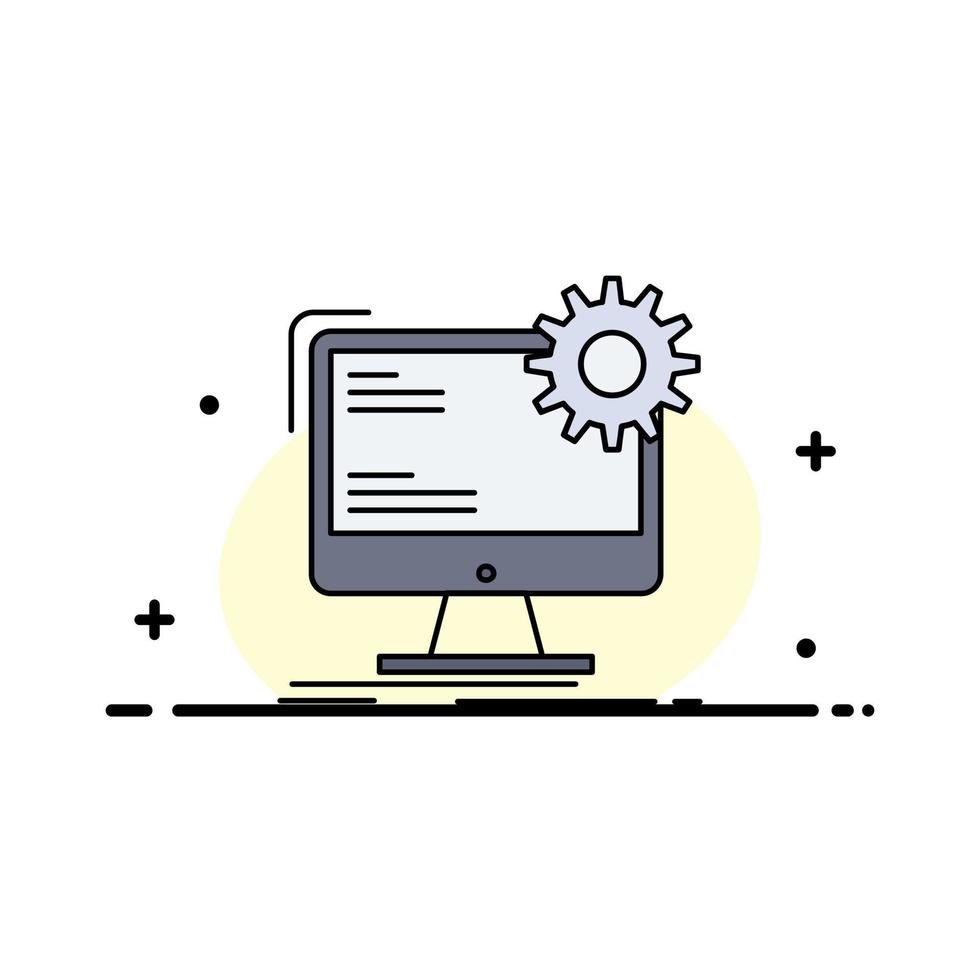 Internet layout page site static Flat Color Icon Vector 14637283 Vector Art at Vecteezy