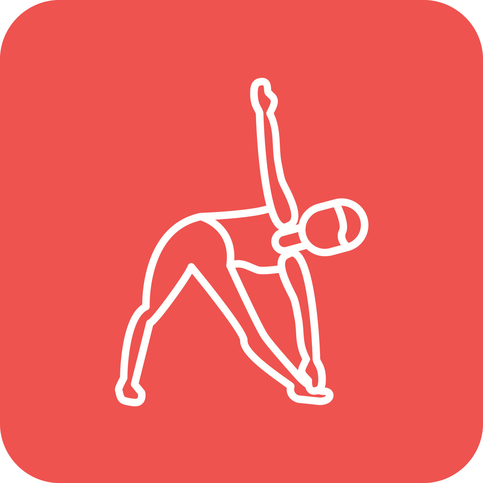 Extended Pose Line Round Corner Background Icons 14640967 Vector Art at ...