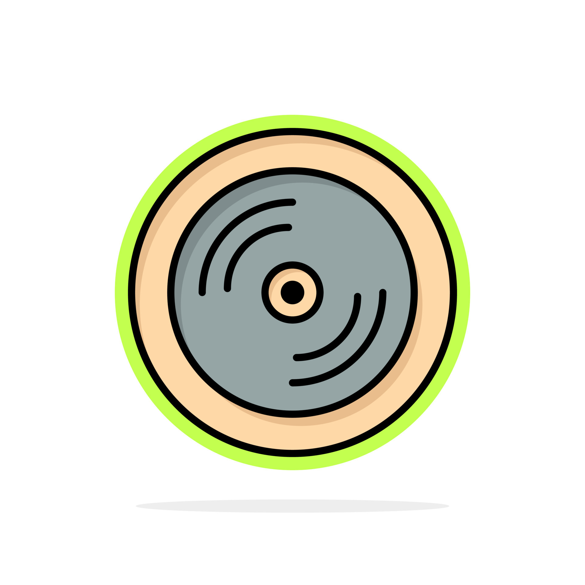 Cd Dvd Disk Education Abstract Circle Background Flat color Icon ... Cd Dvd Disk Education Abstract Circle Background Flat color Icon ...