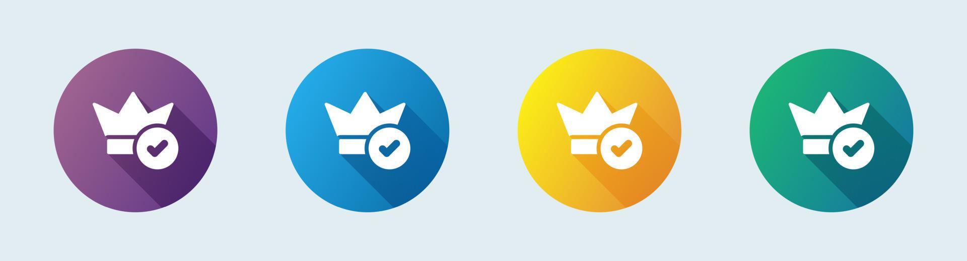 Original solid icon in flat design style. Premium signs vector ...