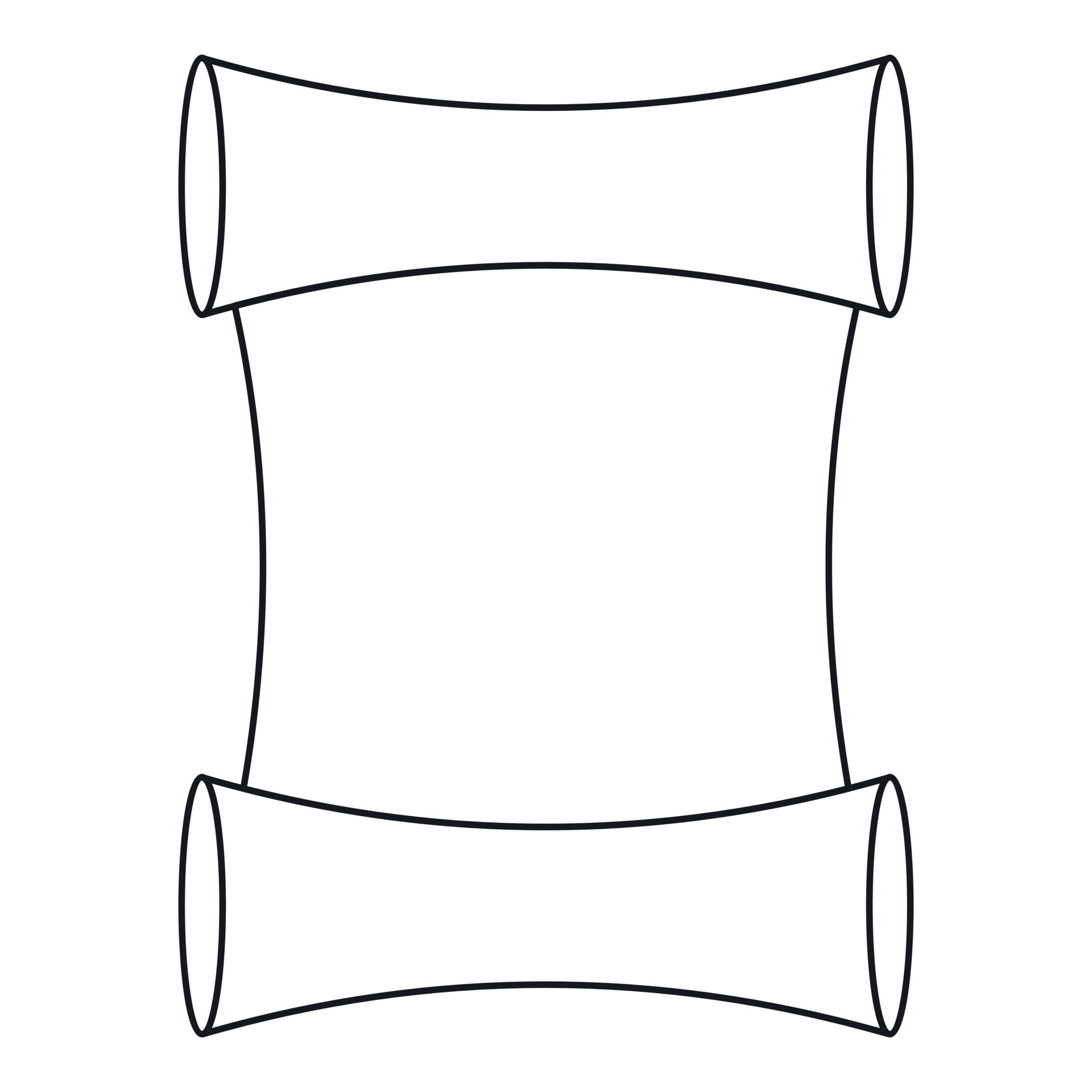 Scroll Icon Outline Style 14645868 Vector Art At Vecteezy