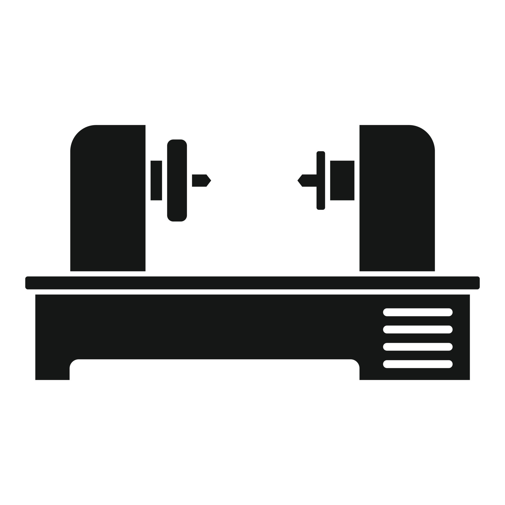 Automated lathe icon, simple style 14645890 Vector Art at Vecteezy