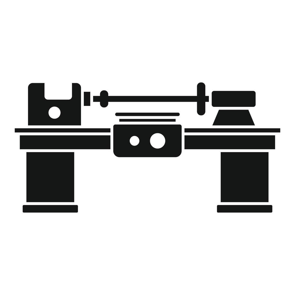 Work lathe icon, simple style 14646034 Vector Art at Vecteezy