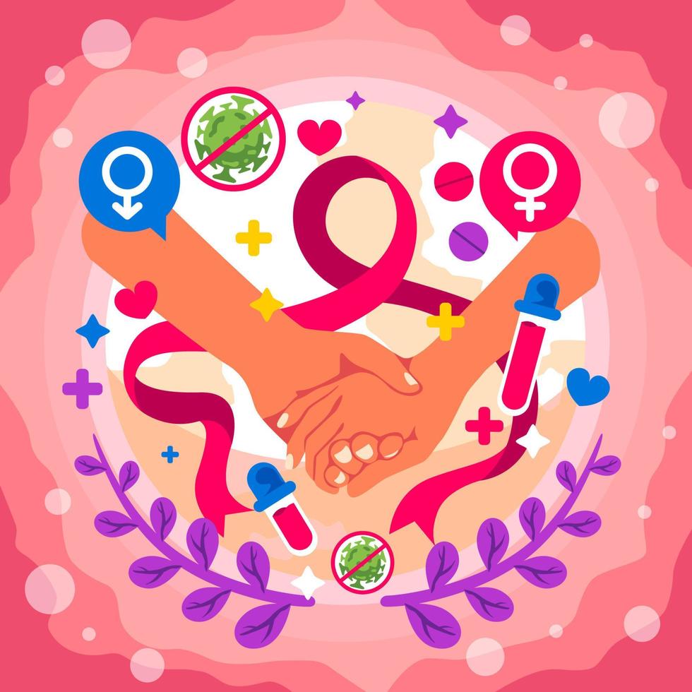 World Aids Day Concept 14647197 Vector Art At Vecteezy