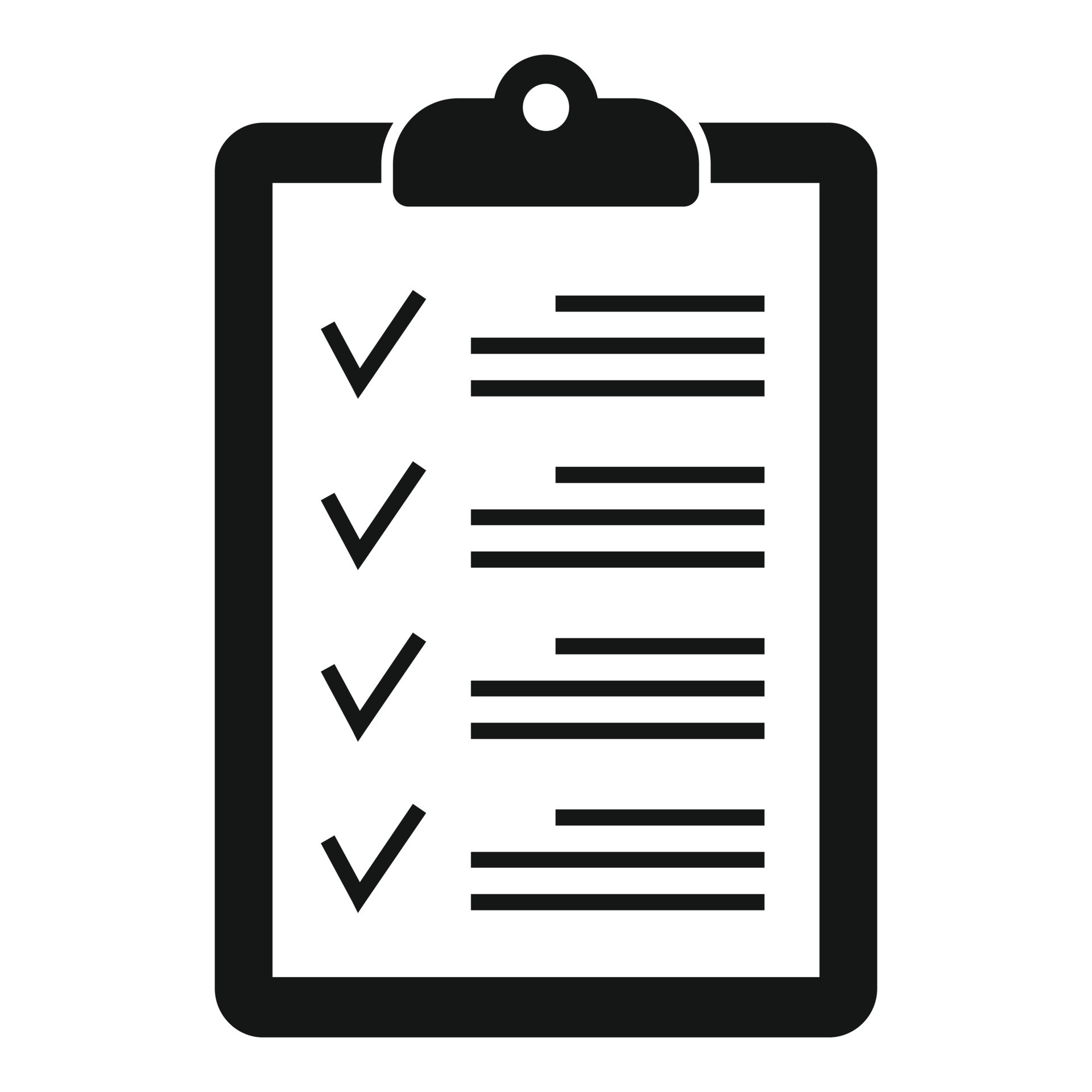 To-do list clipboard icon, simple style 14647261 Vector Art at Vecteezy